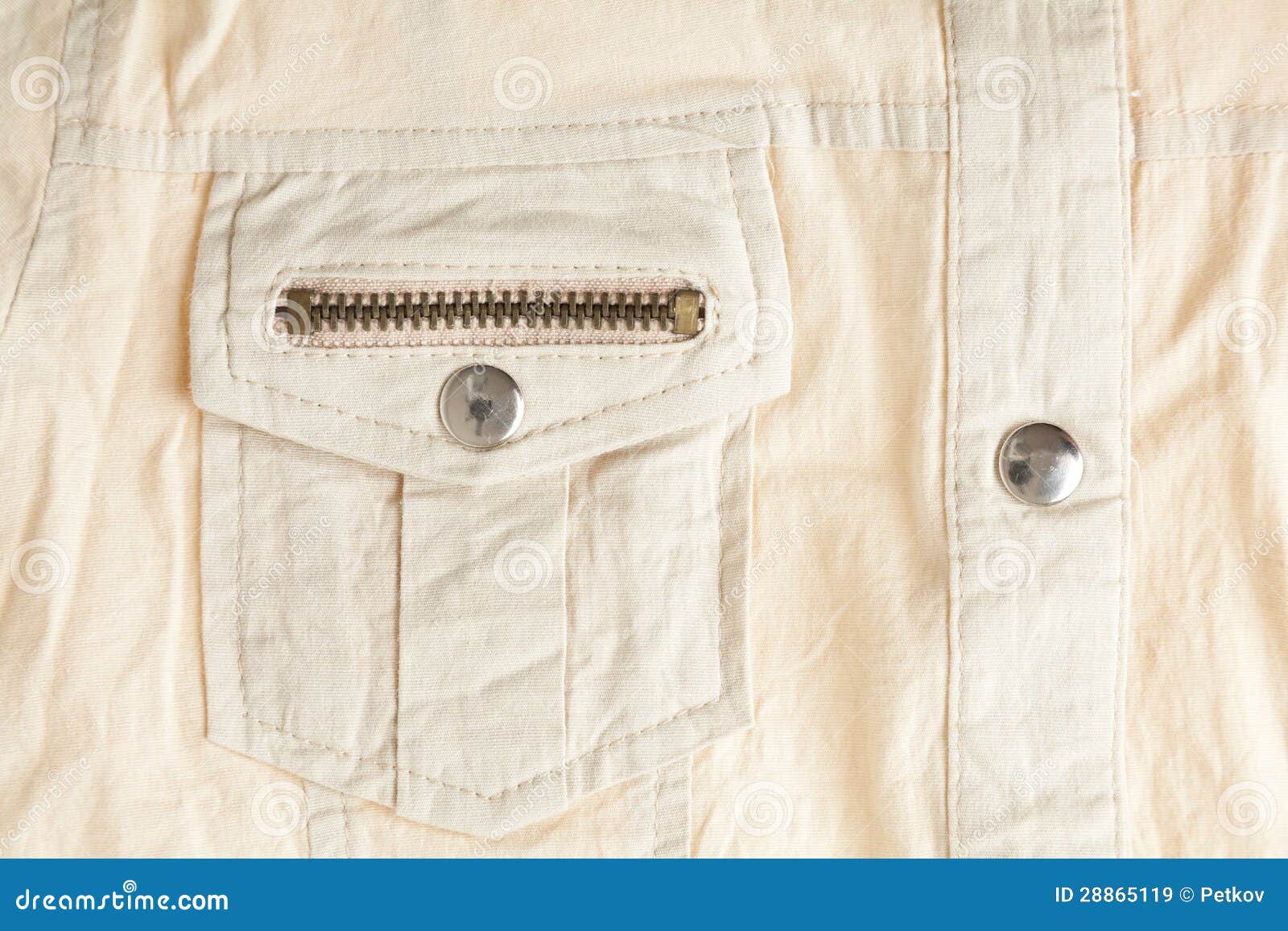 Shirt flap patch-pocket stock image. Image of textile - 28865119