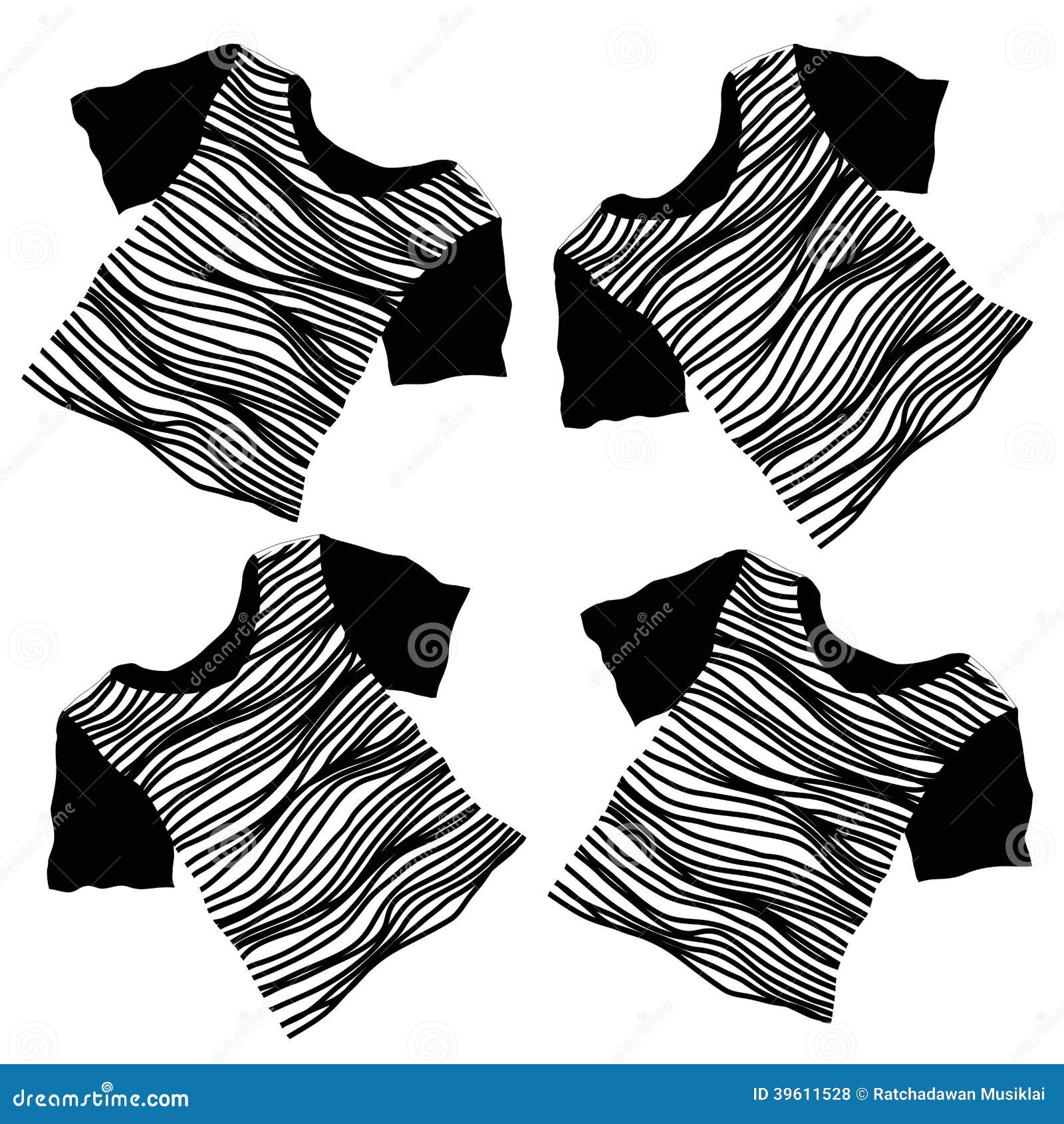 Shirt line stock illustration. Illustration of design - 39611528