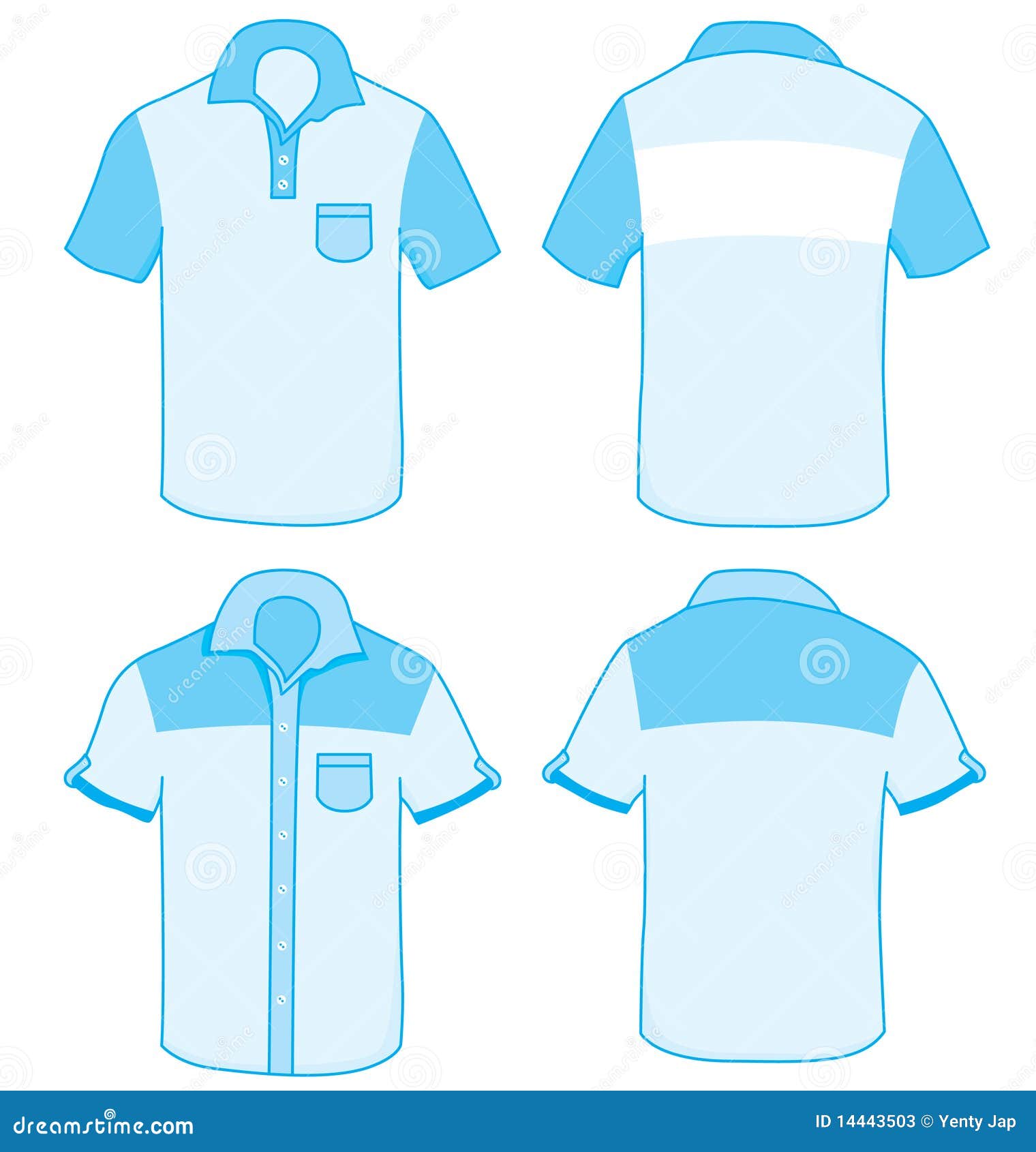 Shirt templates stock vector. Illustration of design - 14443503