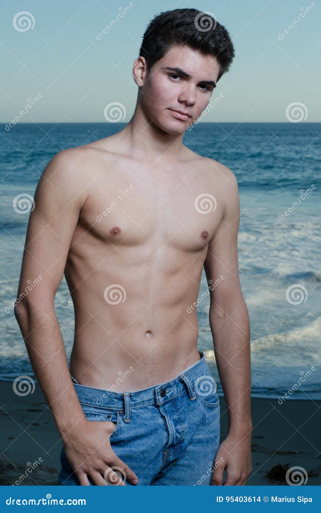 Shirtless Male Model stock photo. Image of strong, white - 95403614