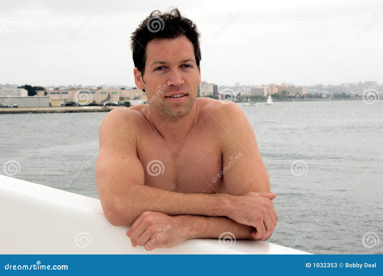 Shirtless Sailor stock image. Image of outdoor, boat, shirtless - 1032353