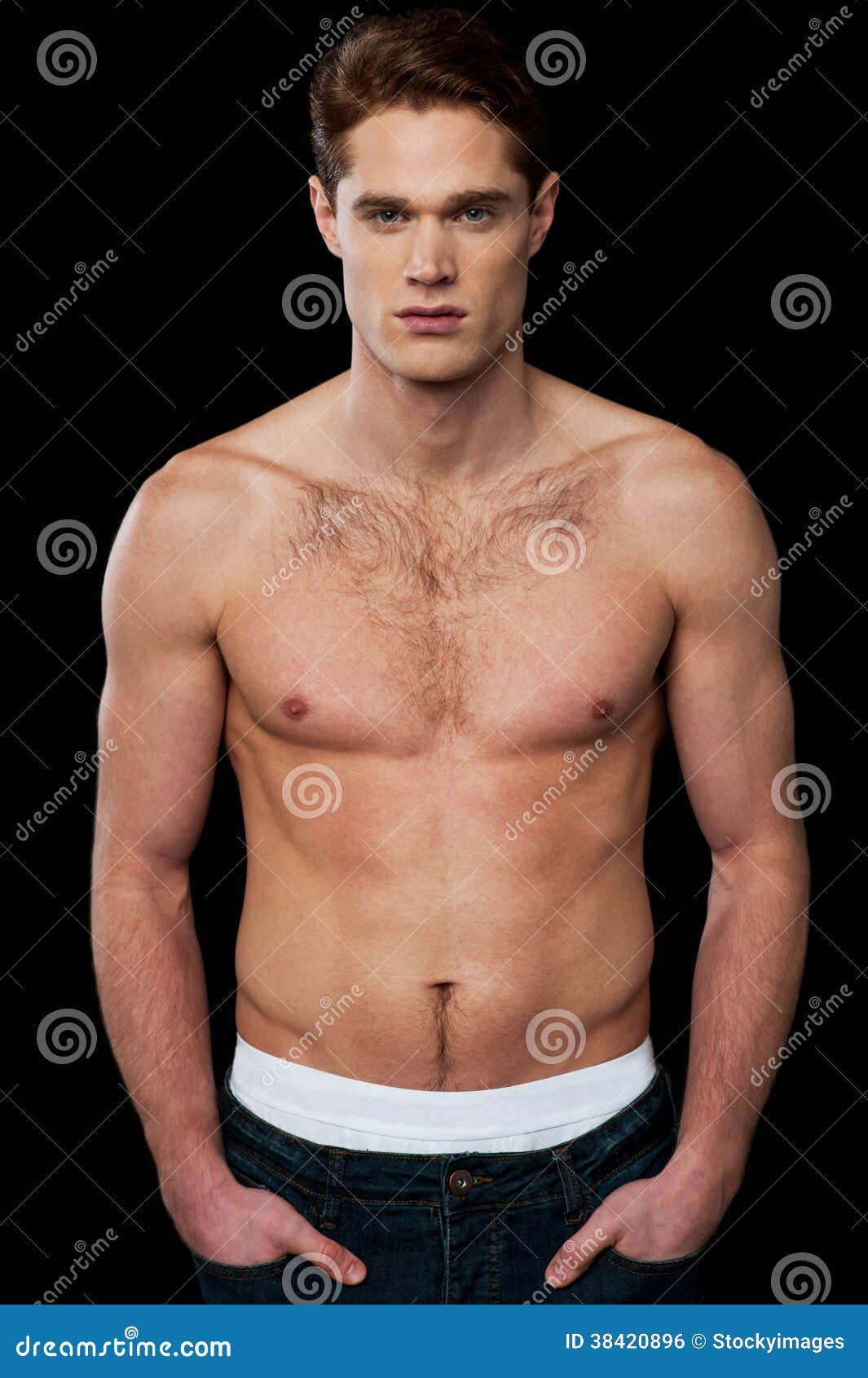 Shirtless Young Masculine Man Royalty Free Stock Image - Image: 38420896