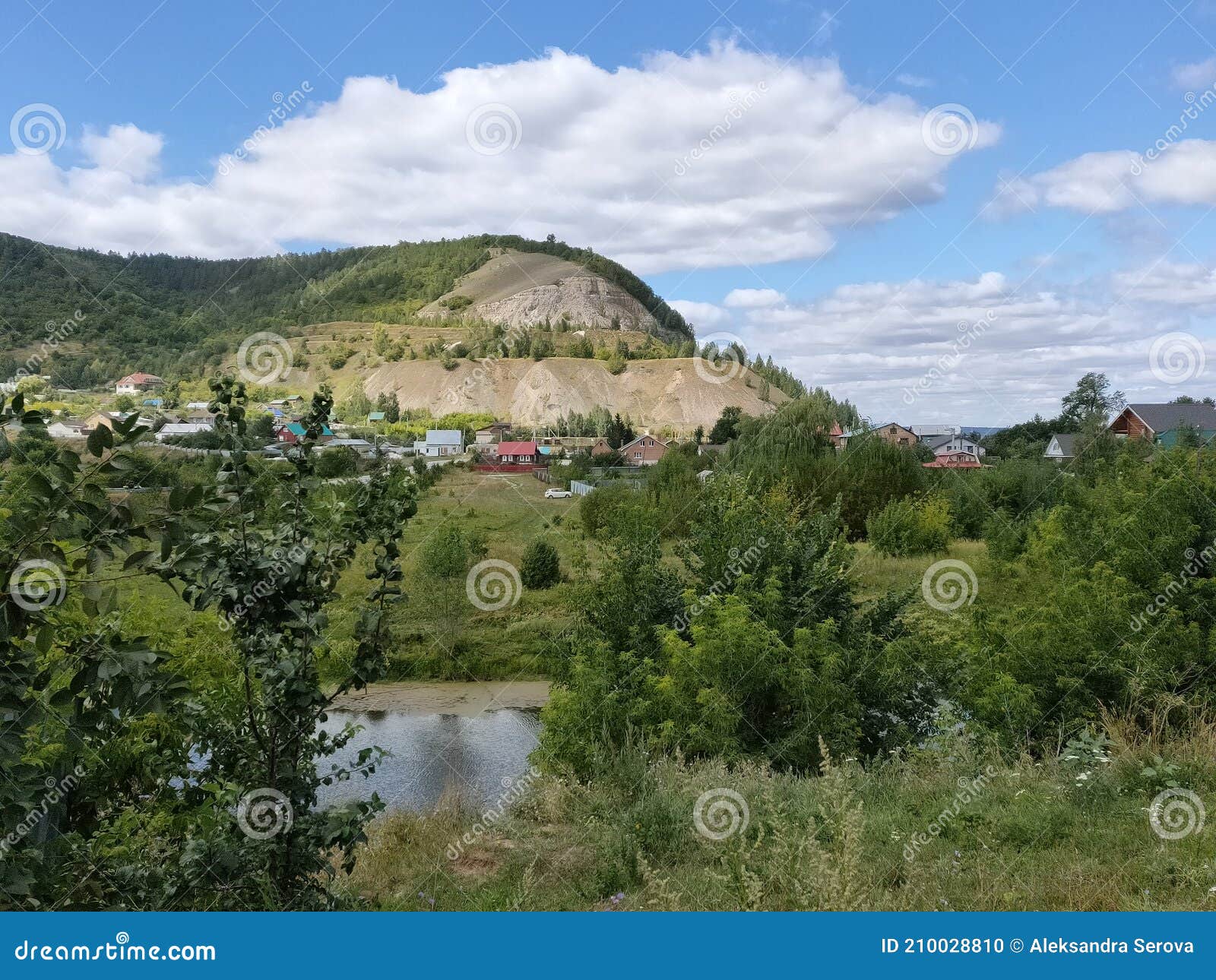 Shiryaevo Hill Near Samara Town Stock Photo - Image of valley, tree ...