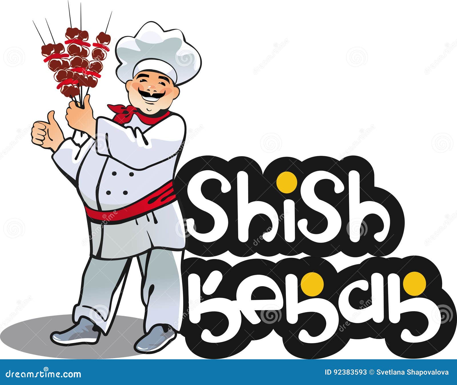 Shish Kebab In Hand Drawn Sketch Style, Vector Illustration Isolated On ...