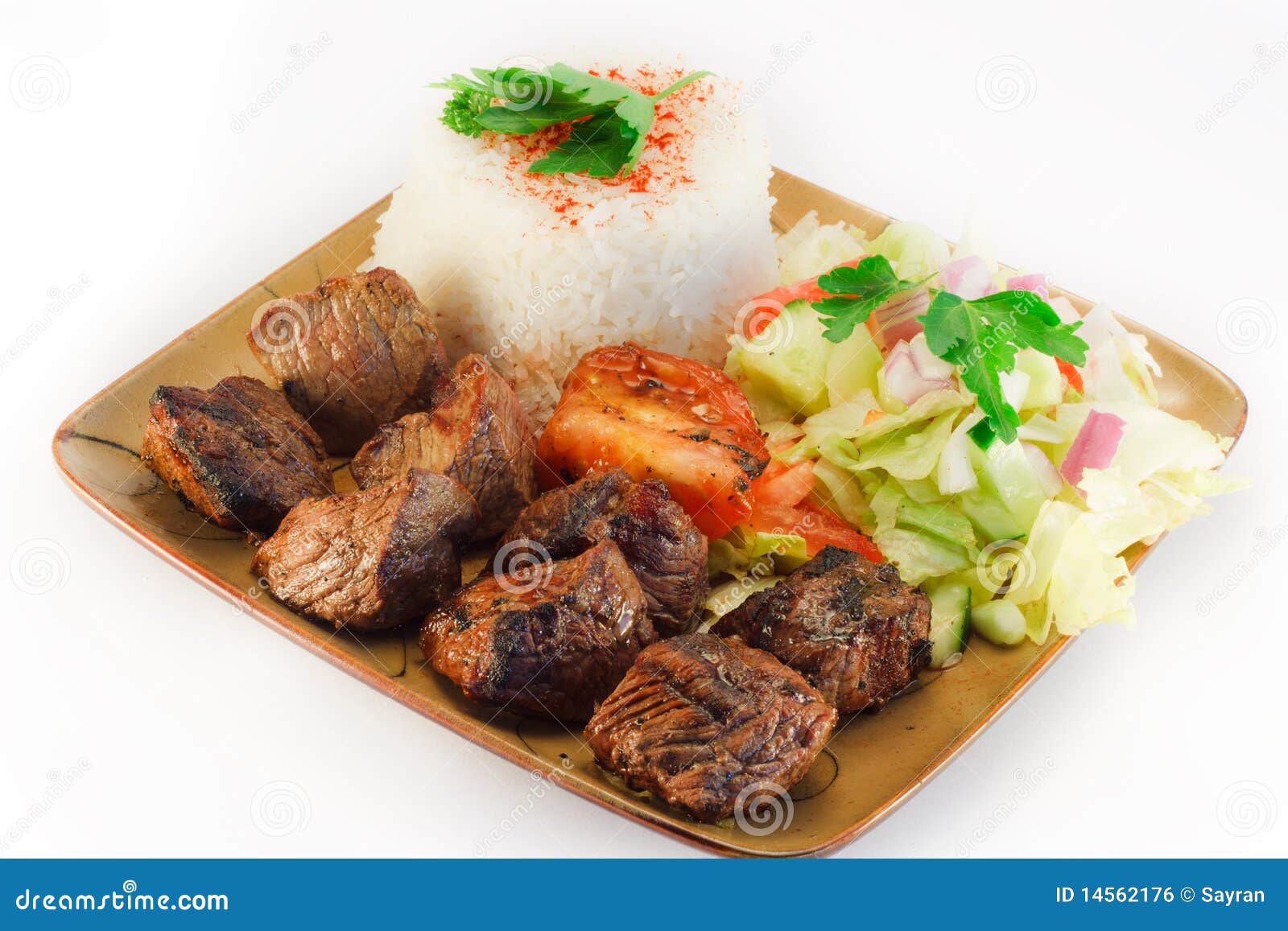 Shish Kebob, beef stock photo. Image of meat, mediterranean - 14562176