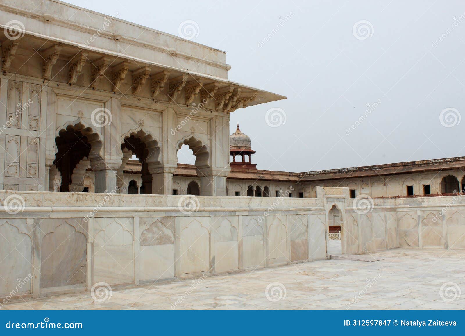 Shish Mahal in the Red Fort. Agra, India Stock Image - Image of ...