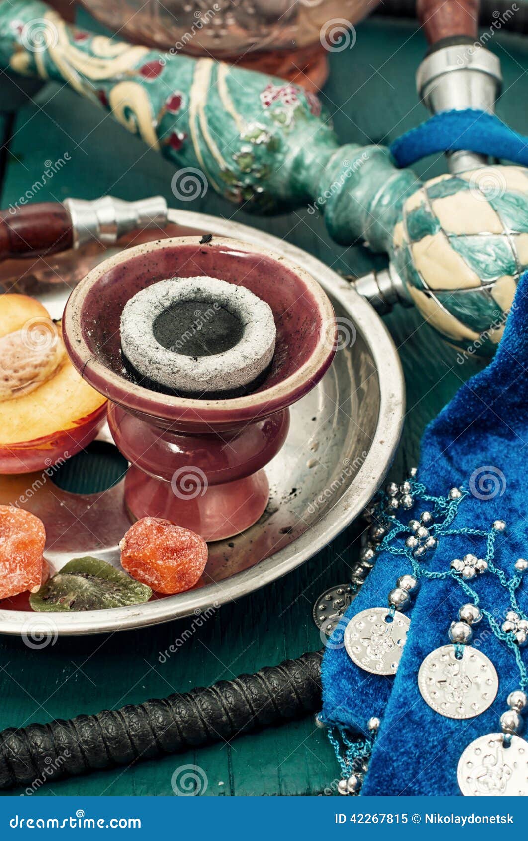 Shisha and accessories stock image. Image of tube, hookah - 42267815