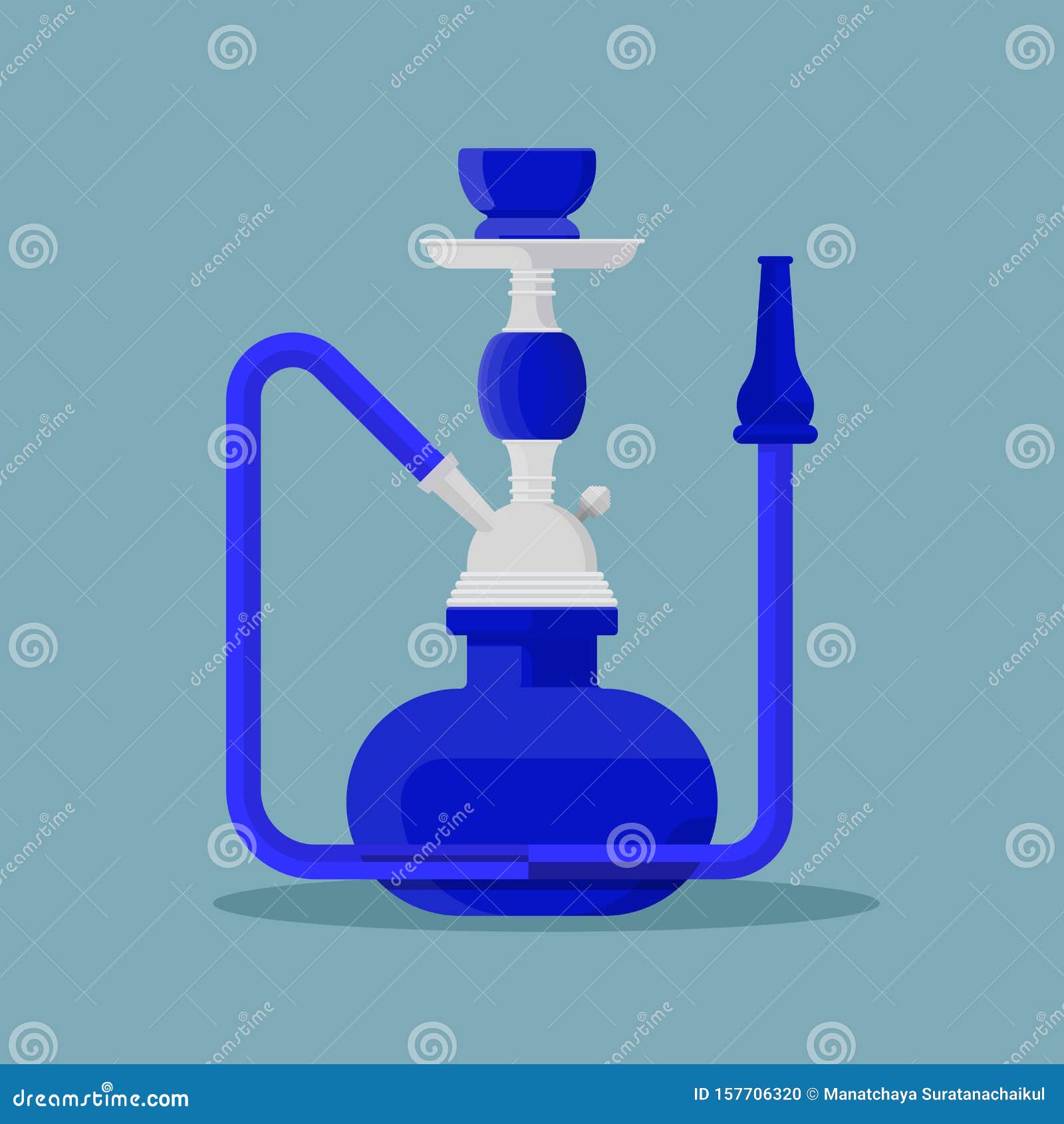 Shisha icon. stock illustration. Illustration of isolated - 157706320