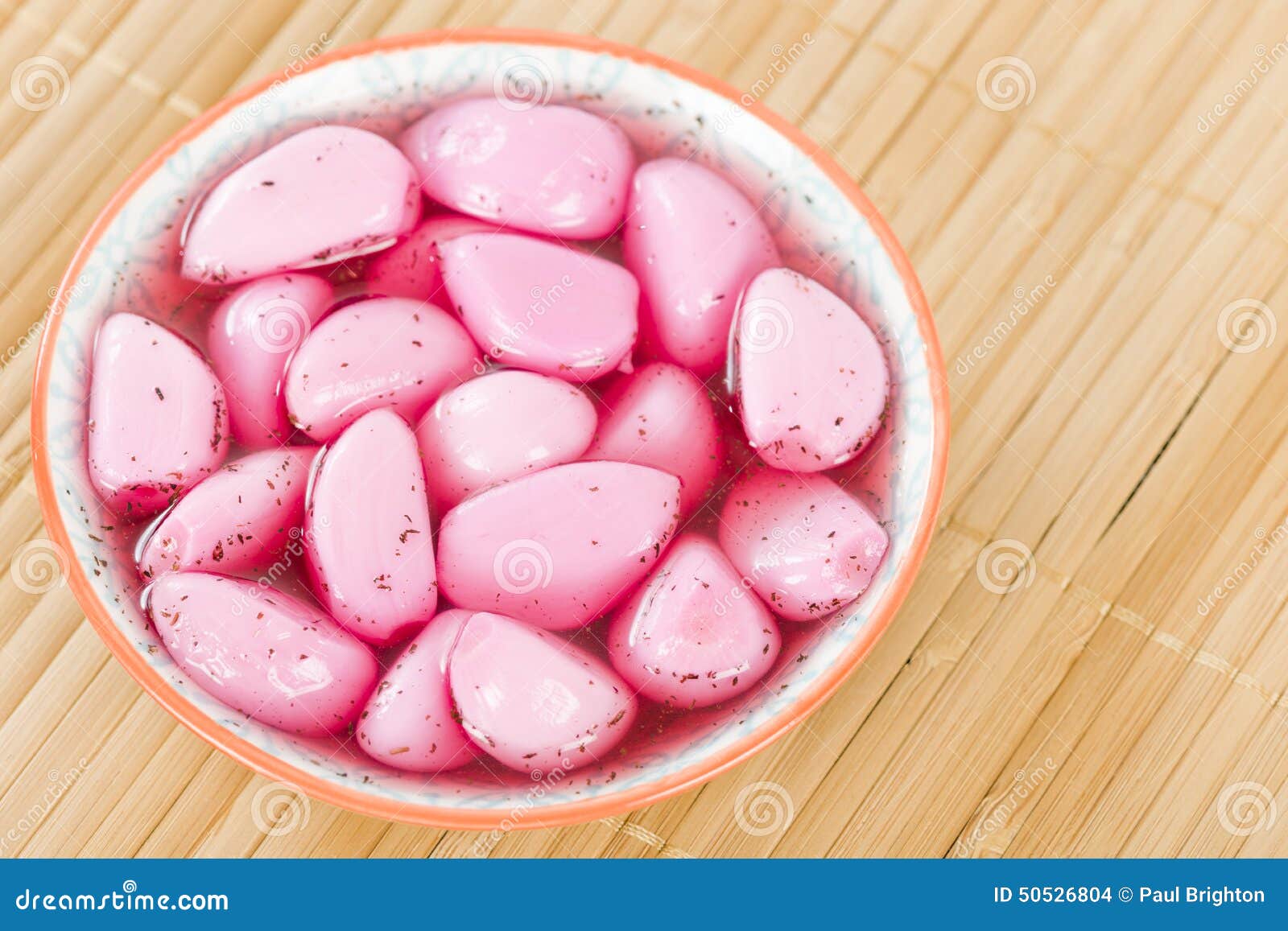 Shiso Pickled Garlic stock photo. Image of cuisine, pickled - 50526804