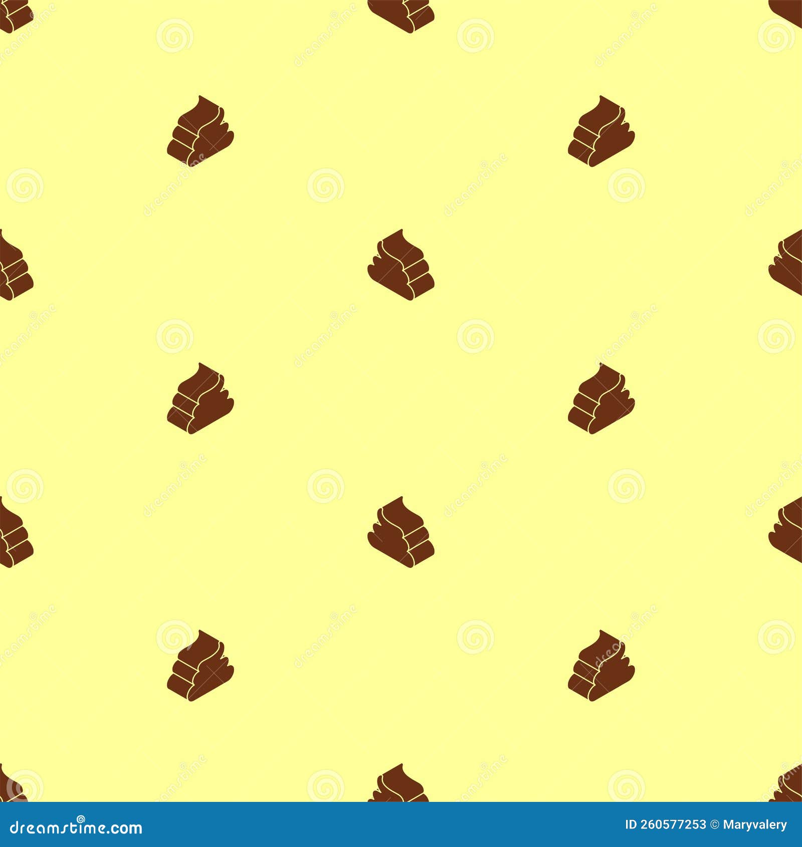 Shit Isometric Style Pattern Seamless . Poop Background Vector Stock ...
