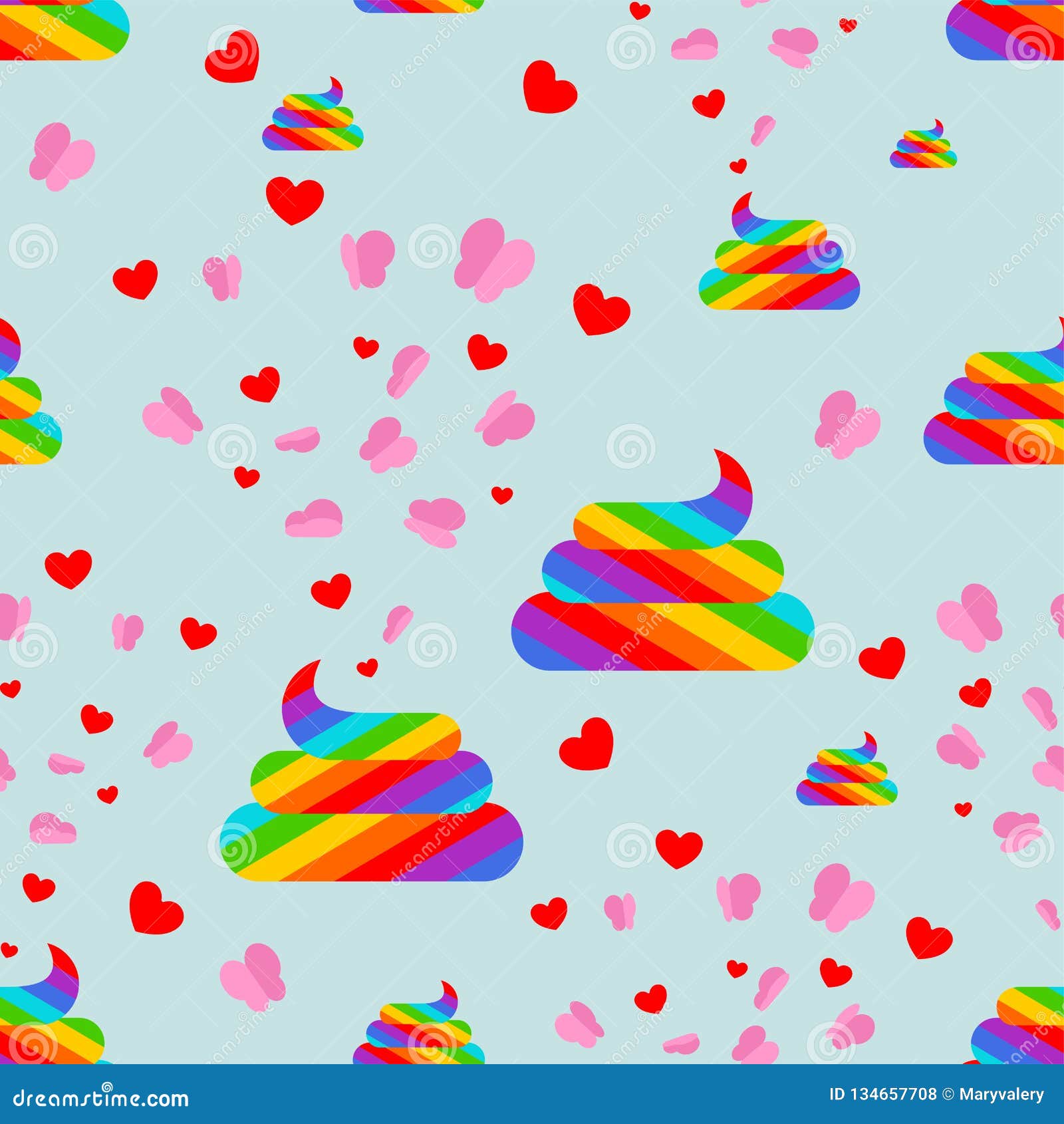 Shit Unicorn Pixel Art. Rainbow Turd Pixelated. Poop Isolated Cartoon ...