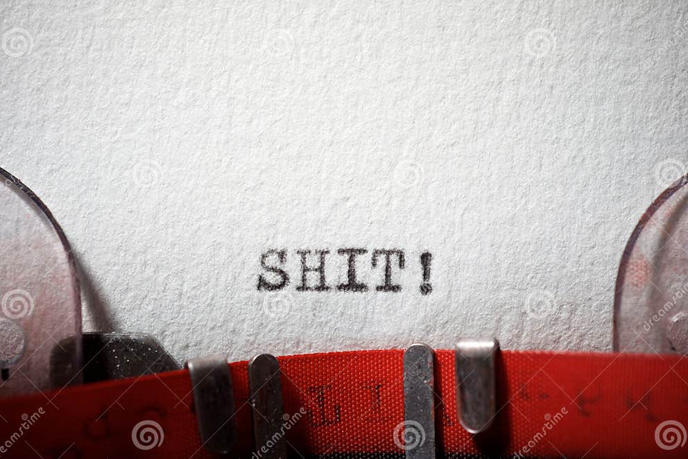 Shit concept view stock photo. Image of write, message - 277715212