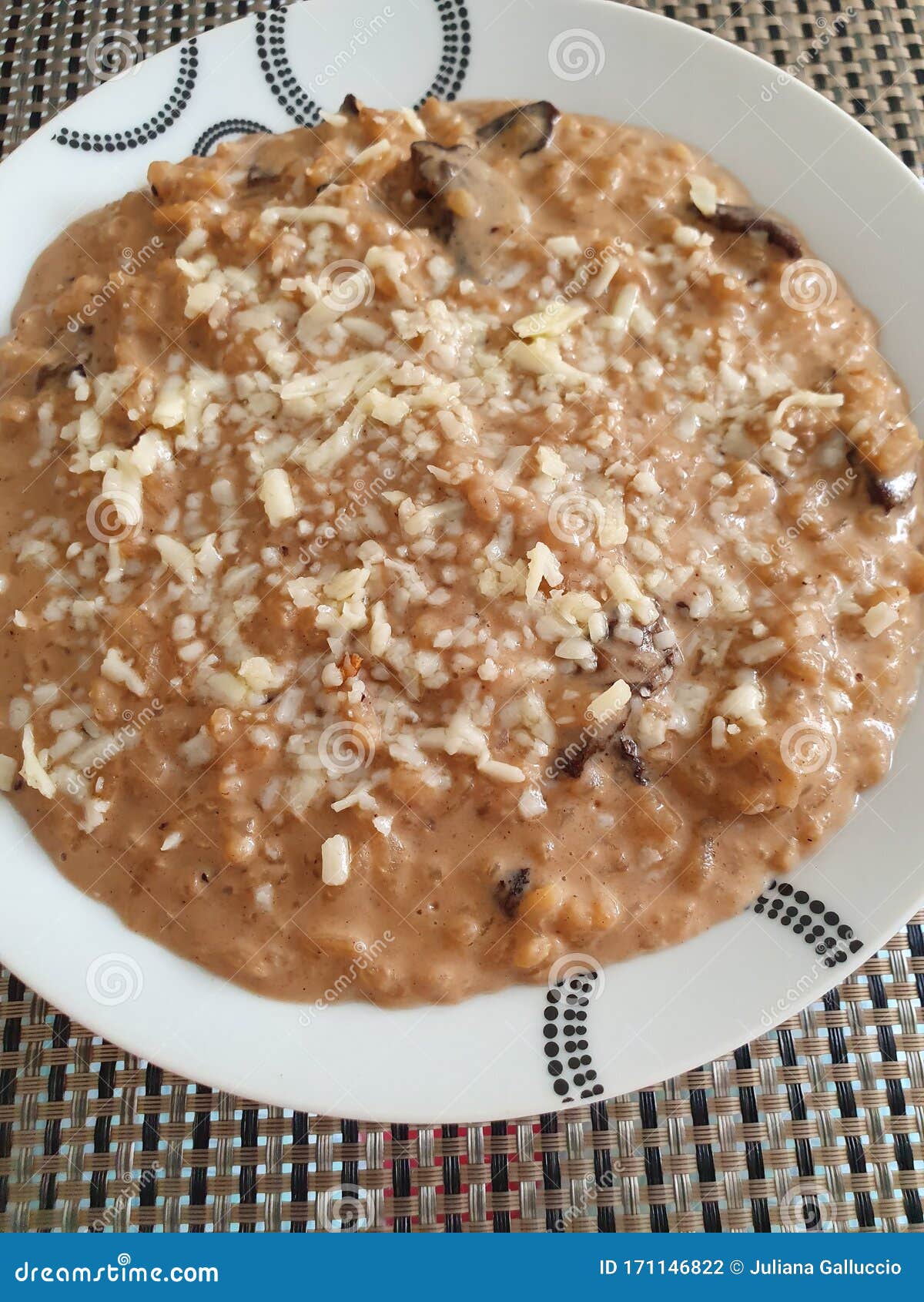 Shitake rice stock photo. Image of lunch, plate, food - 171146822