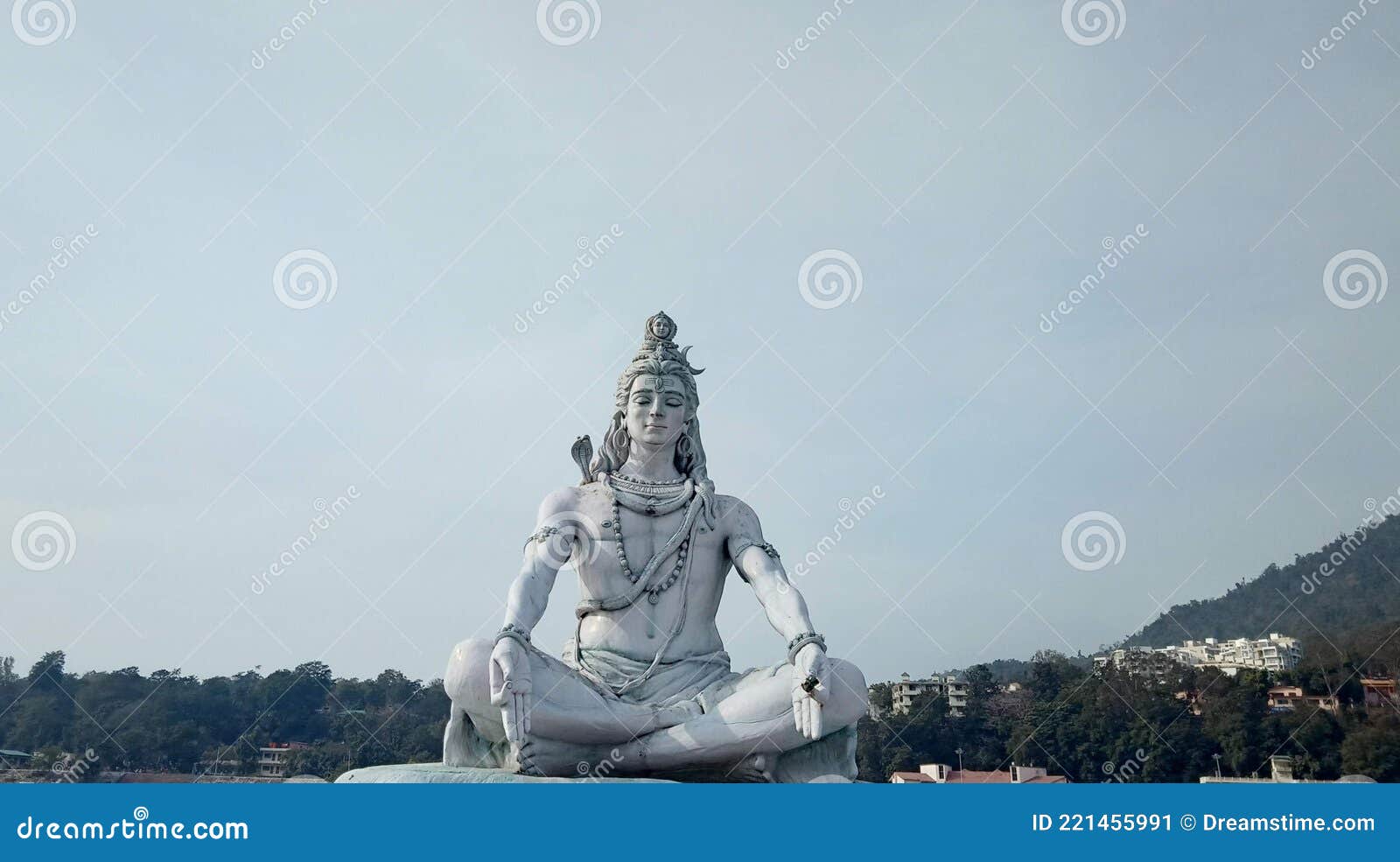 Shiv Mahadev Statue in Rishikesh Stock Image - Image of shiv, rishikesh ...