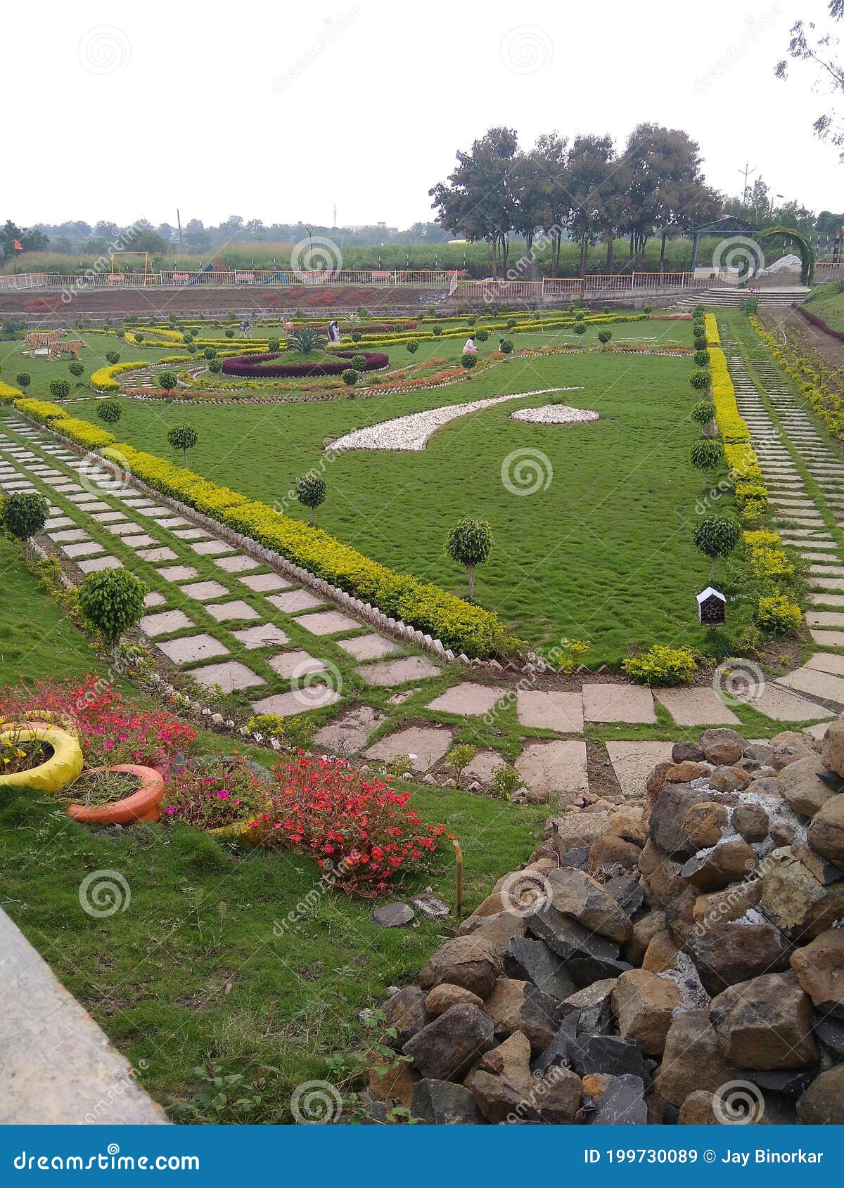 Shiv Mandir Park Natural Location Stock Image - Image of natural ...