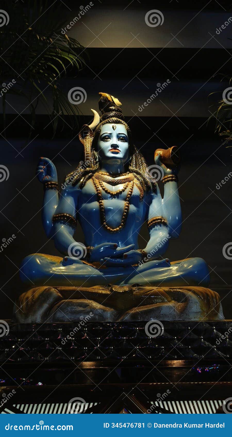 Shiv Shankar, Indian God In Rishikesh, Uttarakhand Royalty-Free Stock ...