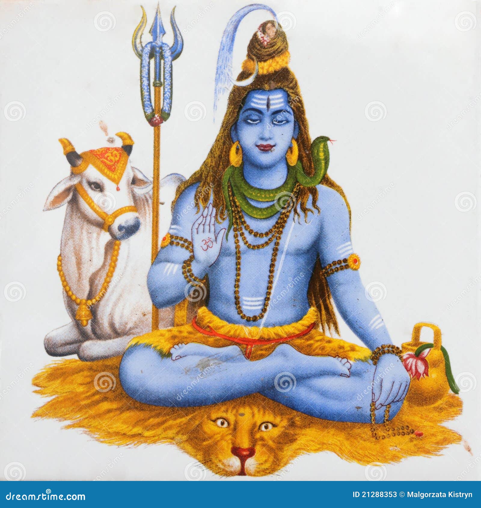 Shiva stock image. Image of buddha, lord, nandi, famous - 21288353