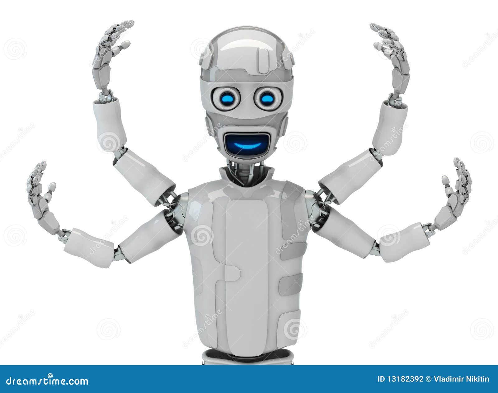 Shiva-cyborg stock illustration. Illustration of futuristic - 13182392