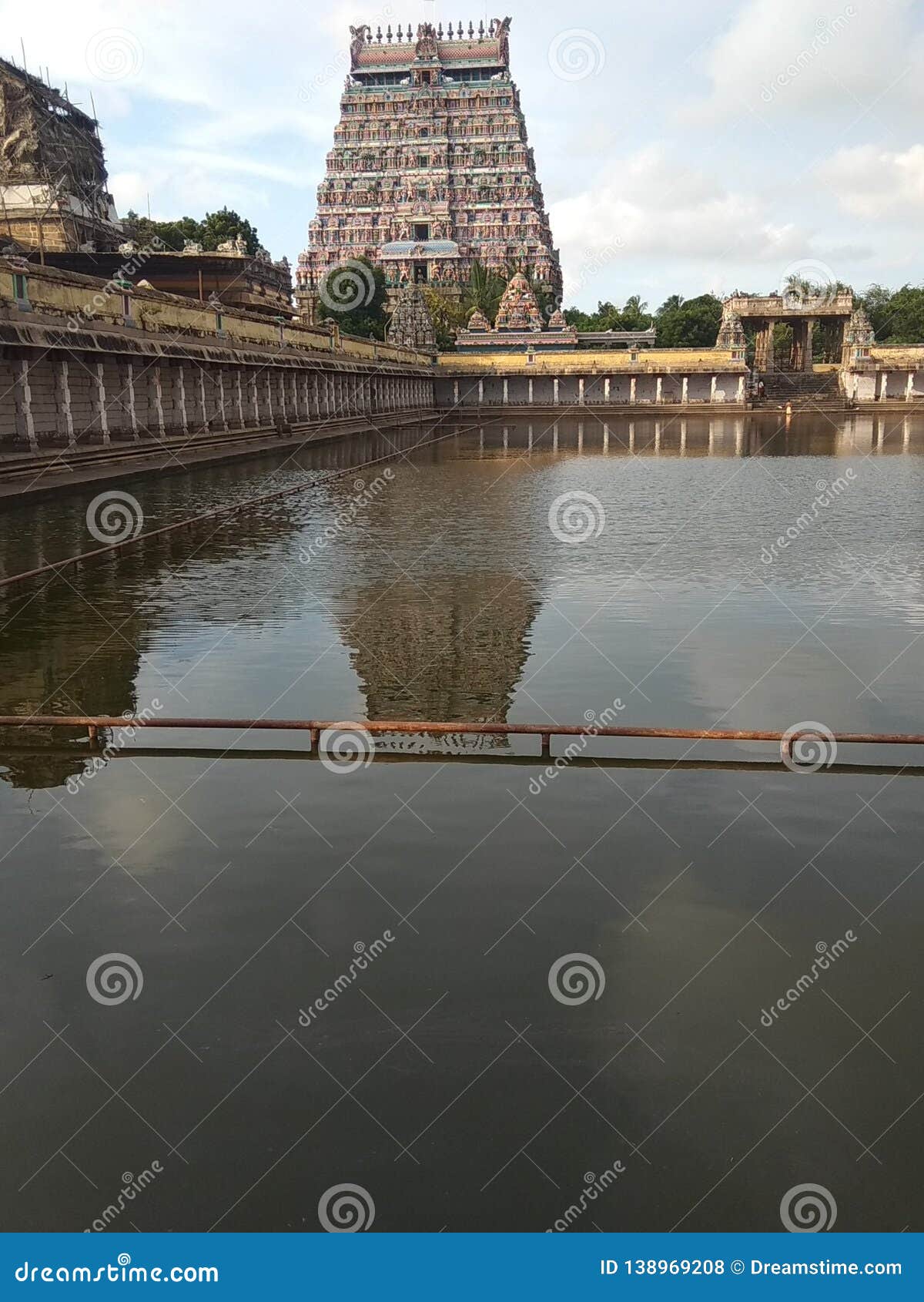 Shiva Temple in Chidambaram Stock Photo - Image of gate, temple: 138969208