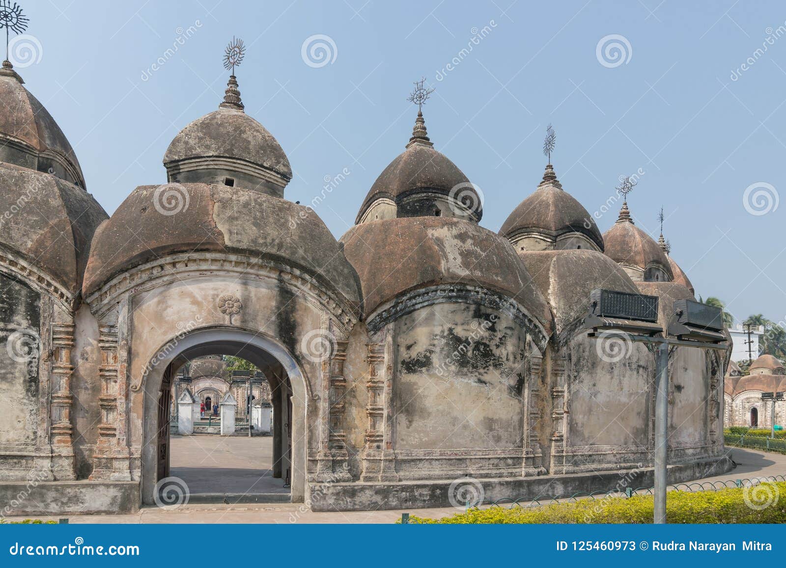 108 Shiva Temples De Kalna, Burdwan, Bengal Ocidental Imagem de Stock ...