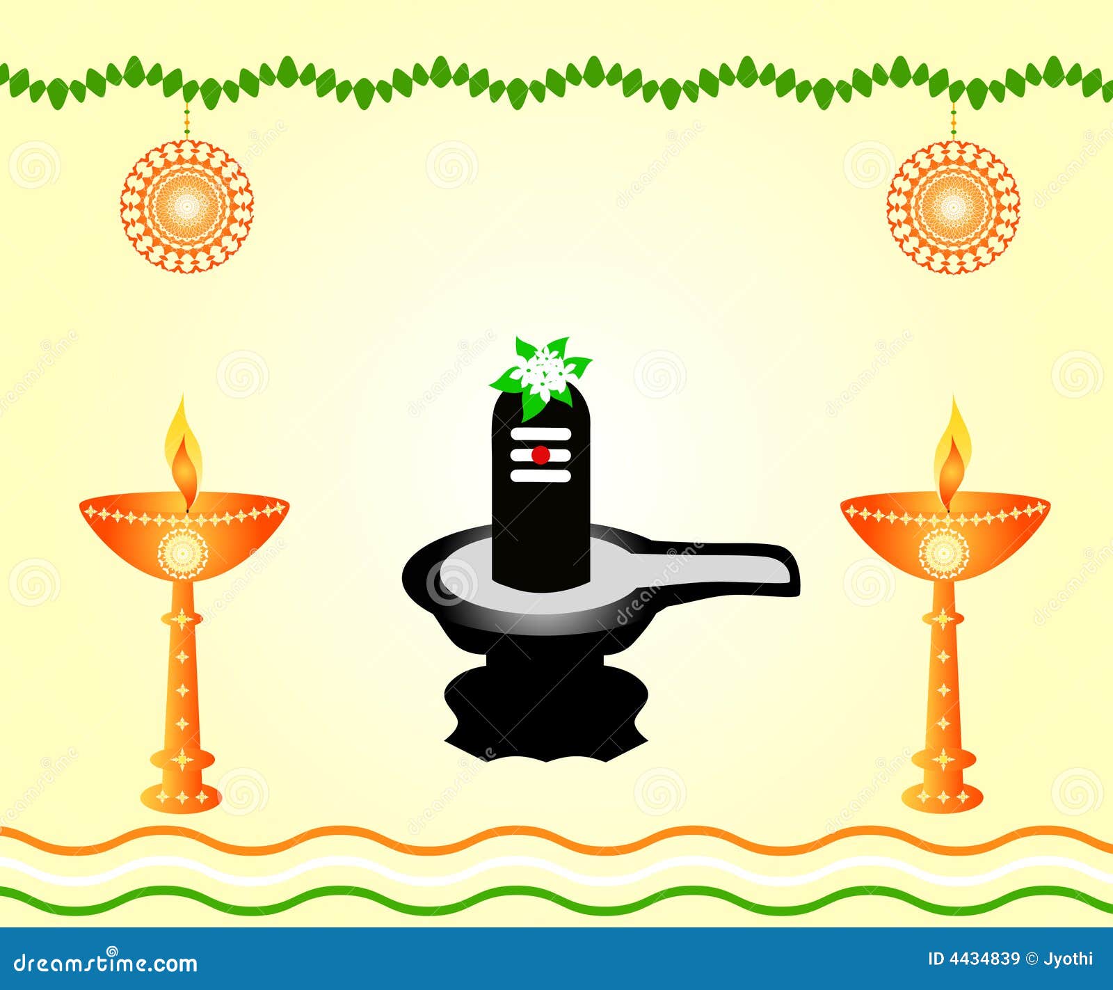 Shivalinga - the Indian God Stock Illustration - Illustration of ...