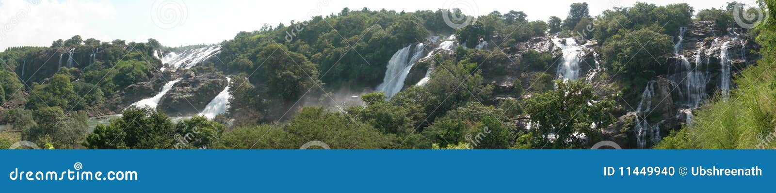 Shivansamudra Waterfalls stock photo. Image of project - 11449940