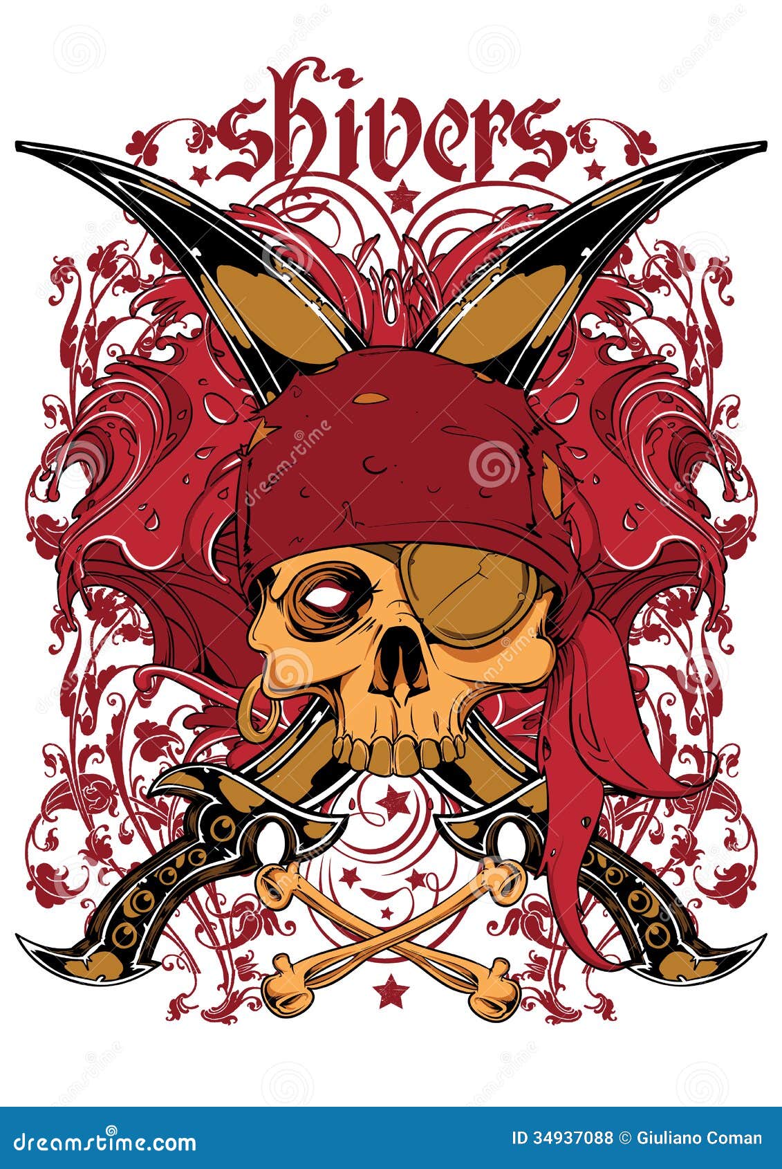 Shivers stock vector. Illustration of design, robber - 34937088