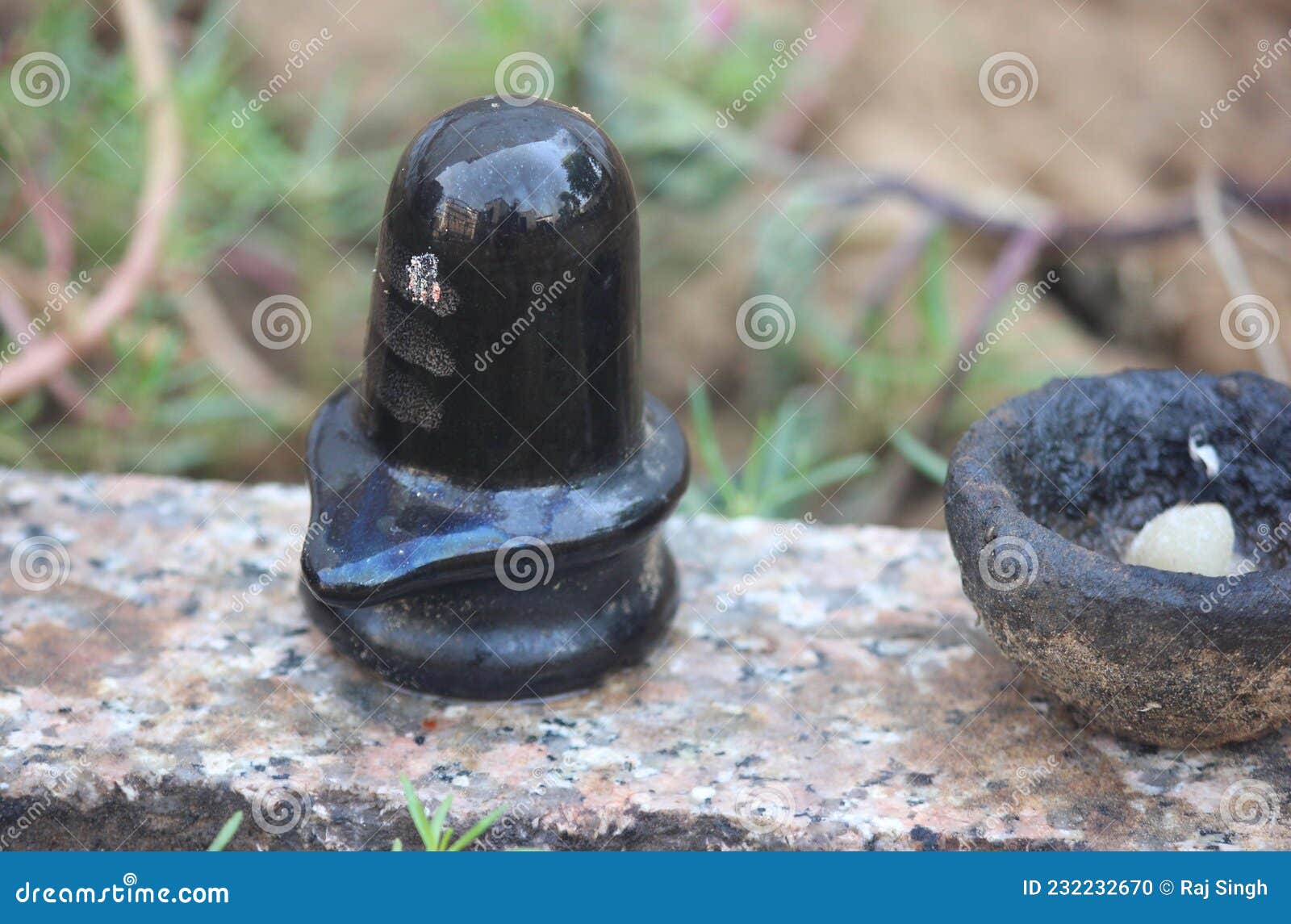 Shivling stock photo. Image of nature, statue, iron - 232232670
