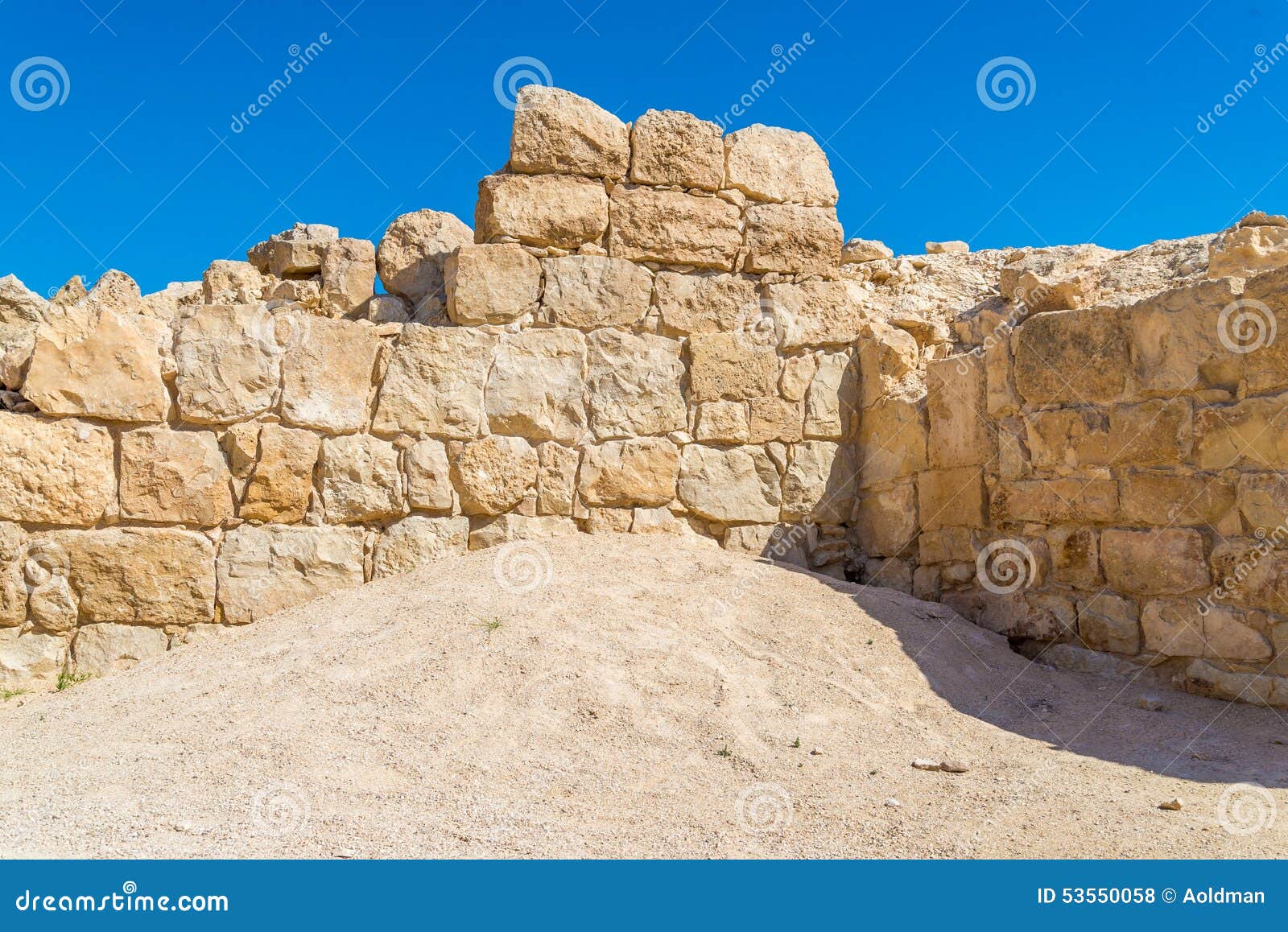 Shivta stock photo. Image of culture, church, archaeology - 53550058