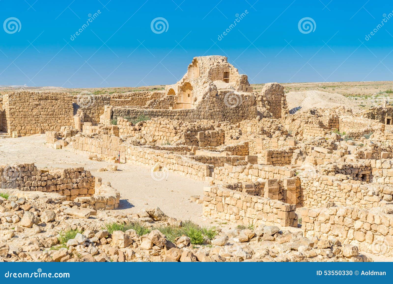 Shivta stock photo. Image of byzantian, landmark, history - 53550330