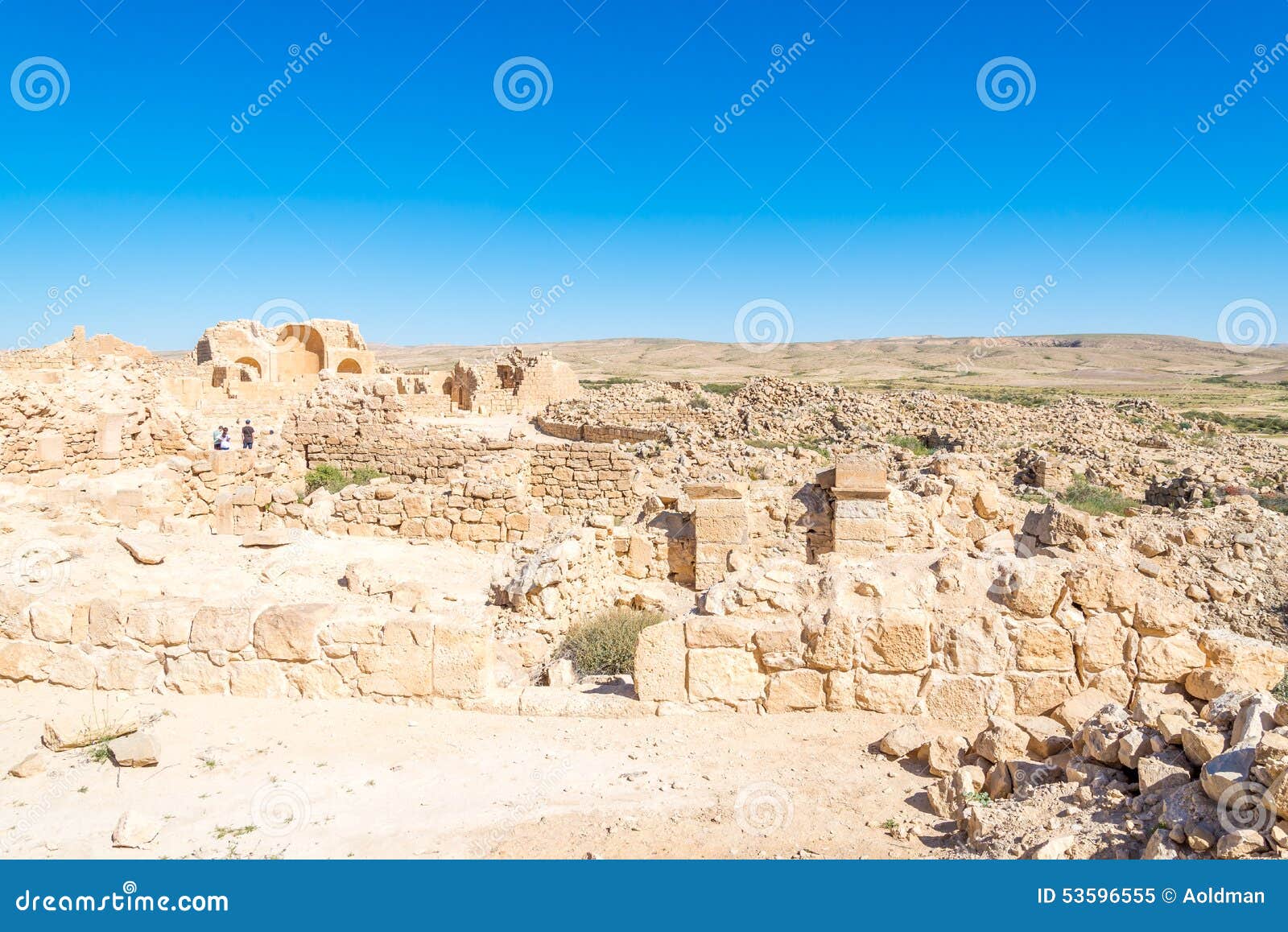 Shivta stock image. Image of attraction, byzantine, ancient - 53596555