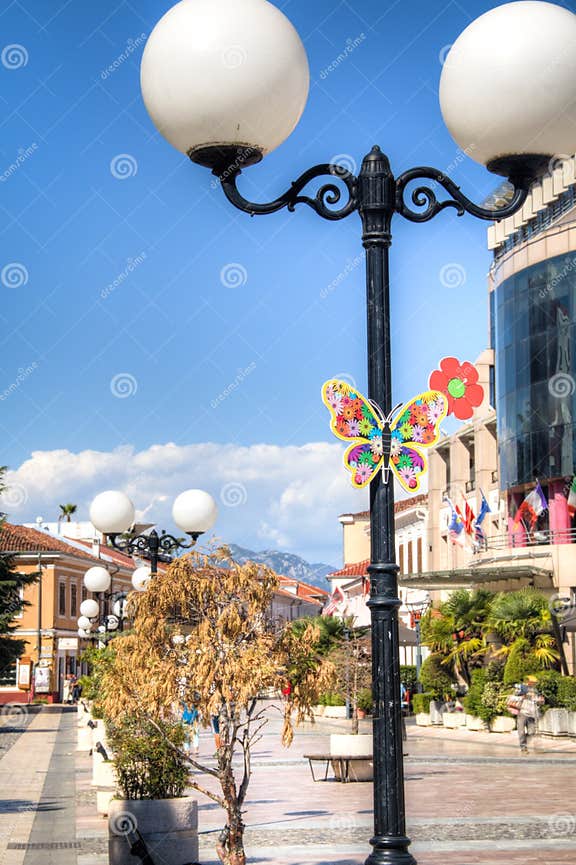 City Center of Shkoder, Albania Editorial Image - Image of balkan ...