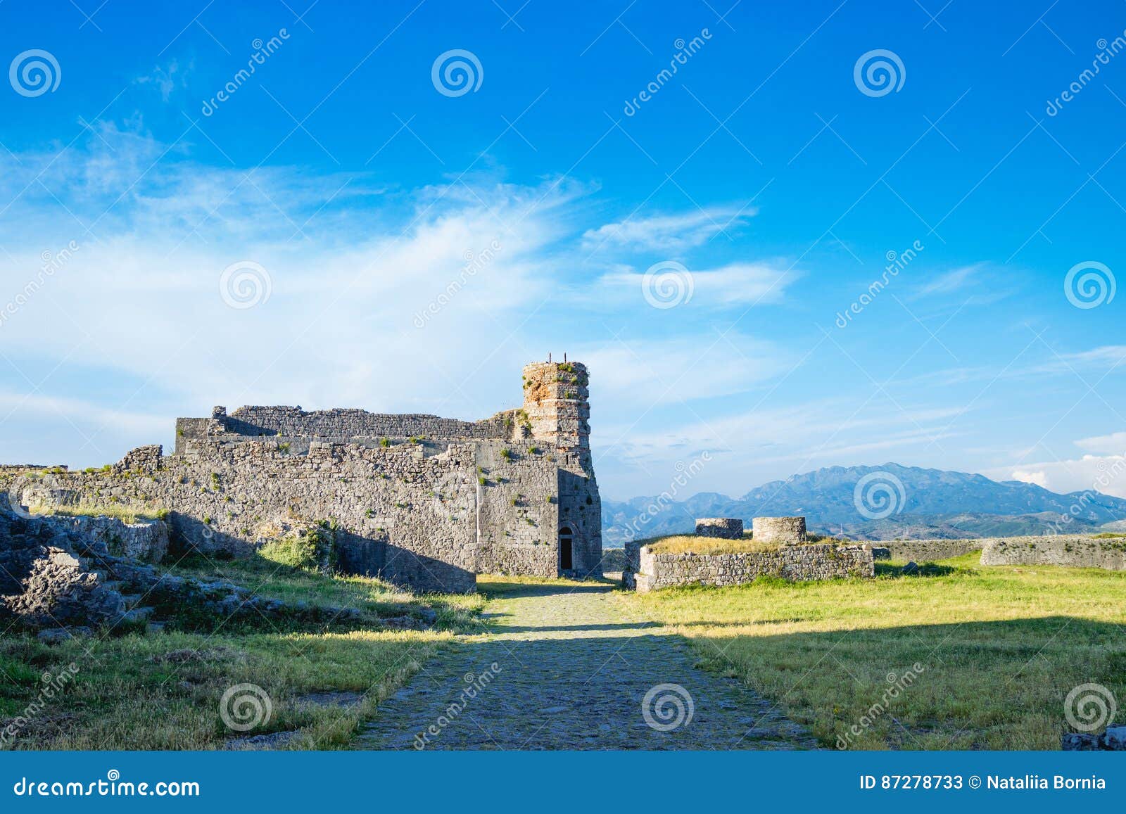 Shkoder Albania Rozafa Castle Stock Image - Image of shkodra, adventure ...