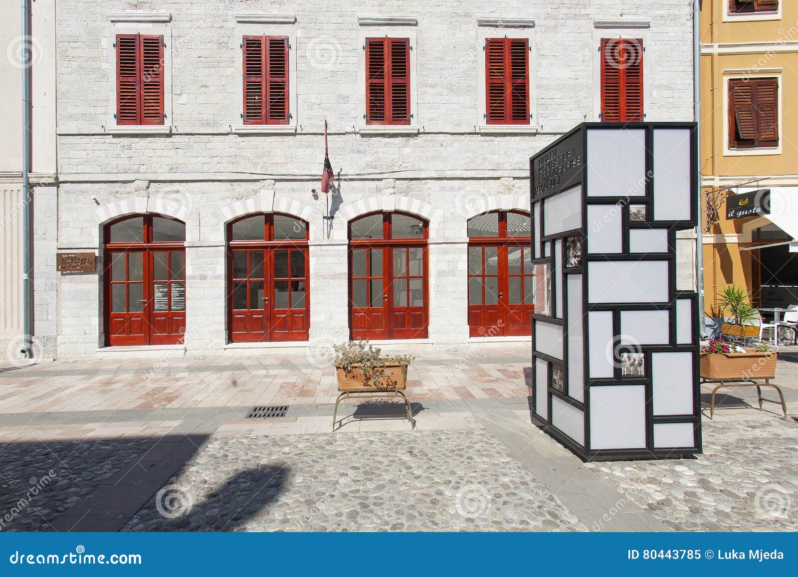 SHKODER, ALBANIA - SEPTEMBER 2016: MARUBI NATIONAL MUSEUM of ...