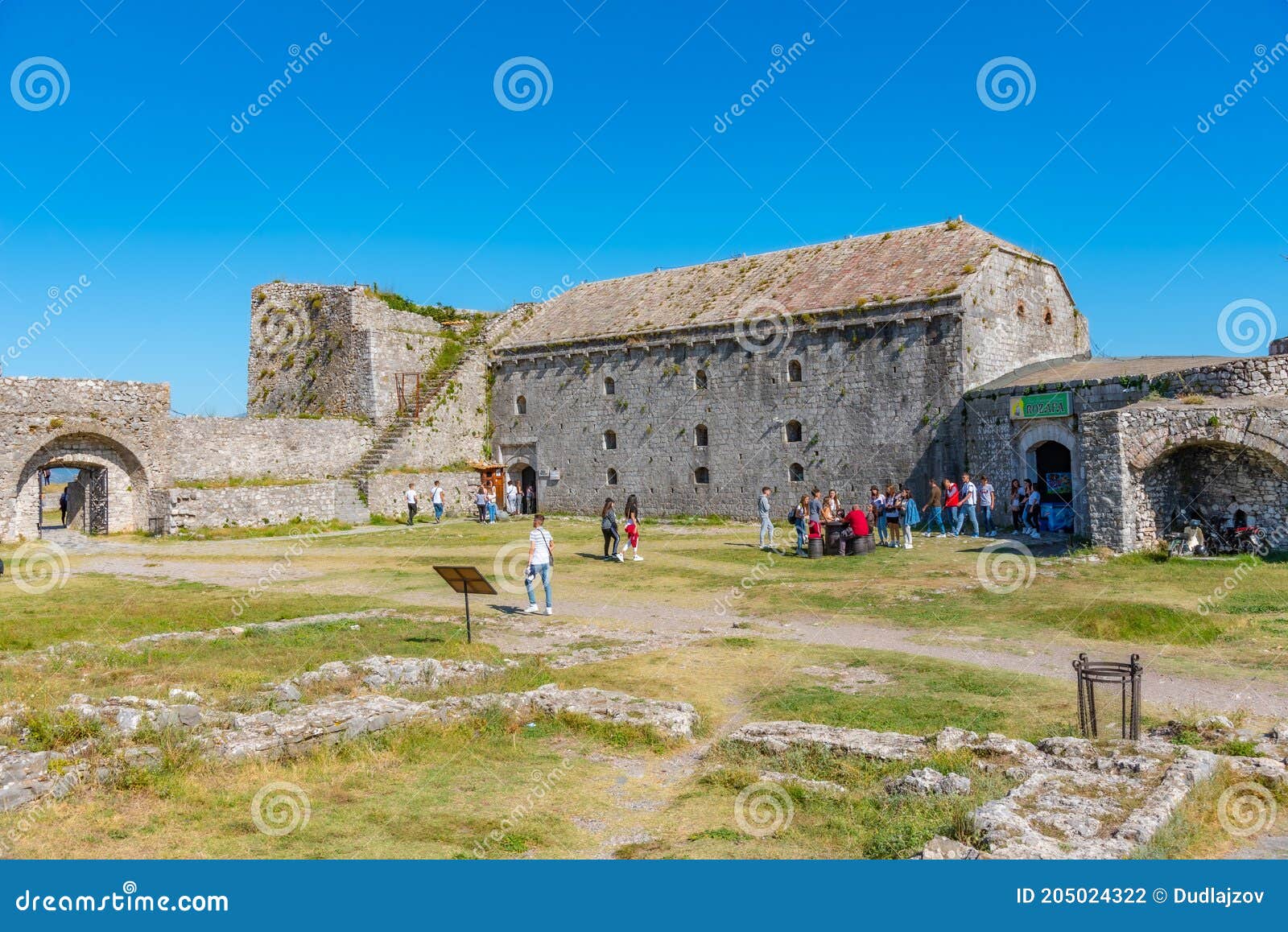 SHKODER, ALBANIA, SEPTEMBER 20, 2019: Museum at Rozafa Castle Near ...