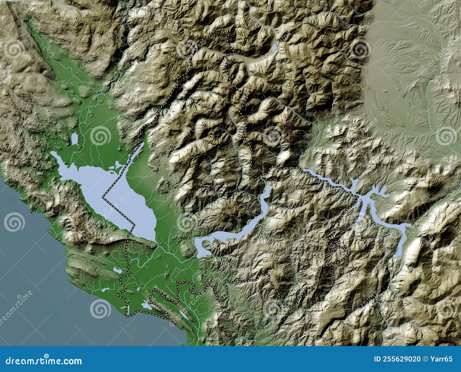 Shkoder, Albania. Wiki. No Legend Stock Illustration - Illustration of ...