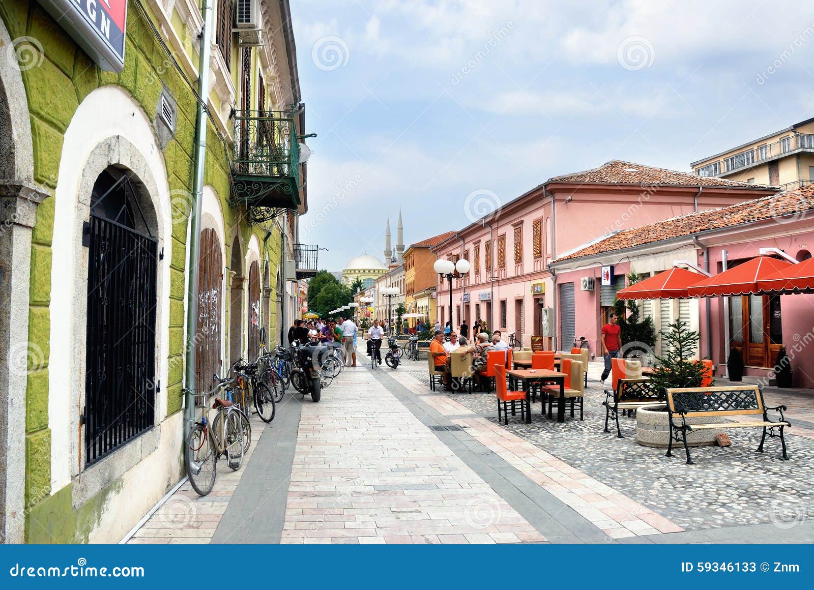 Shkoder, Albanie photo stock éditorial. Image du gens - 59346133