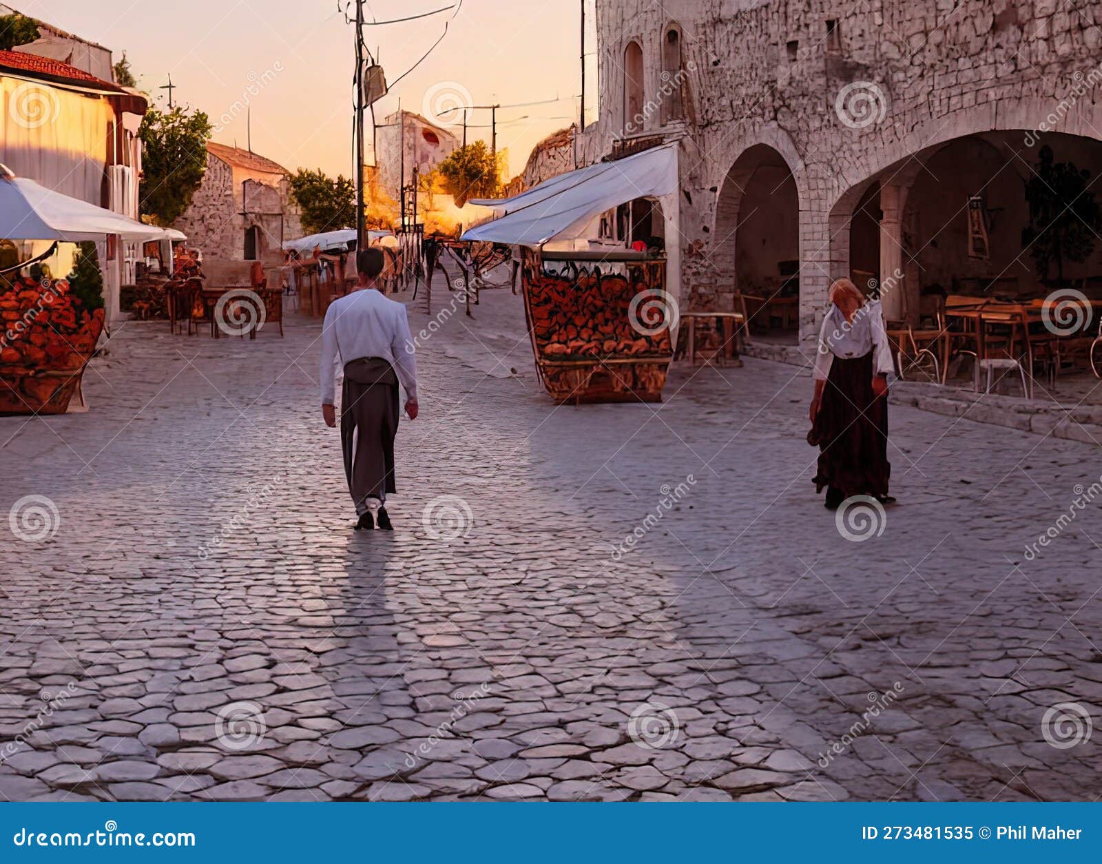 Shkoder, Shkodër, Albania. Generative AI. Stock Illustration ...