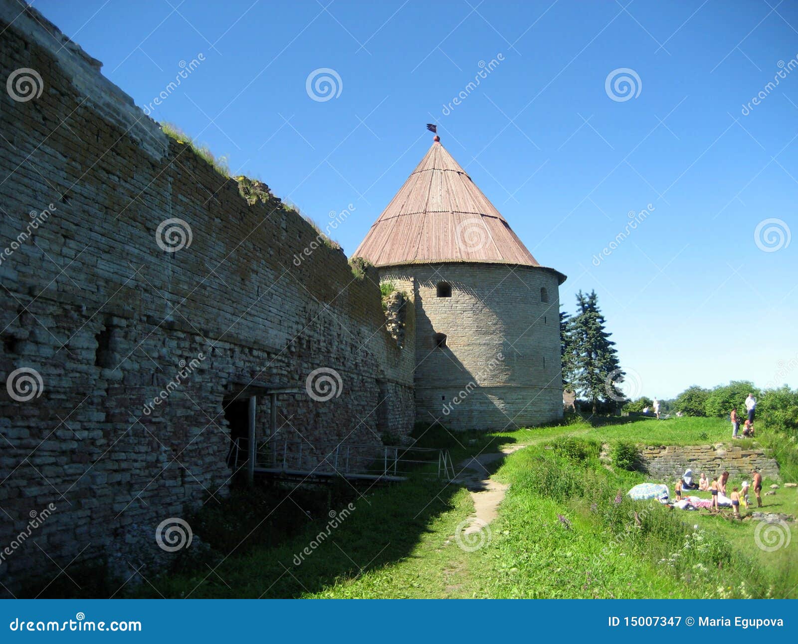Shlisselburg stock image. Image of donjon, military, stone - 15007347
