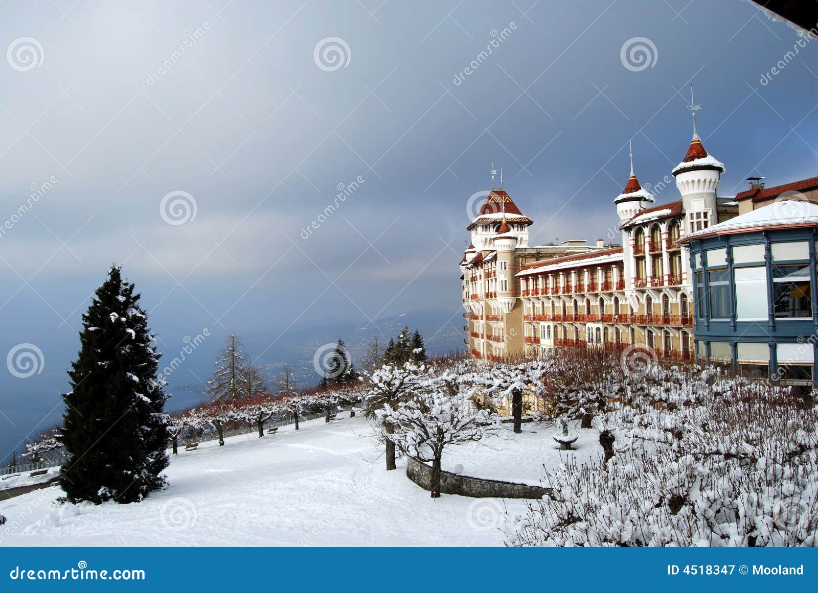 SHMS Swiss Hotel Management School Stock Image - Image of buildings ...