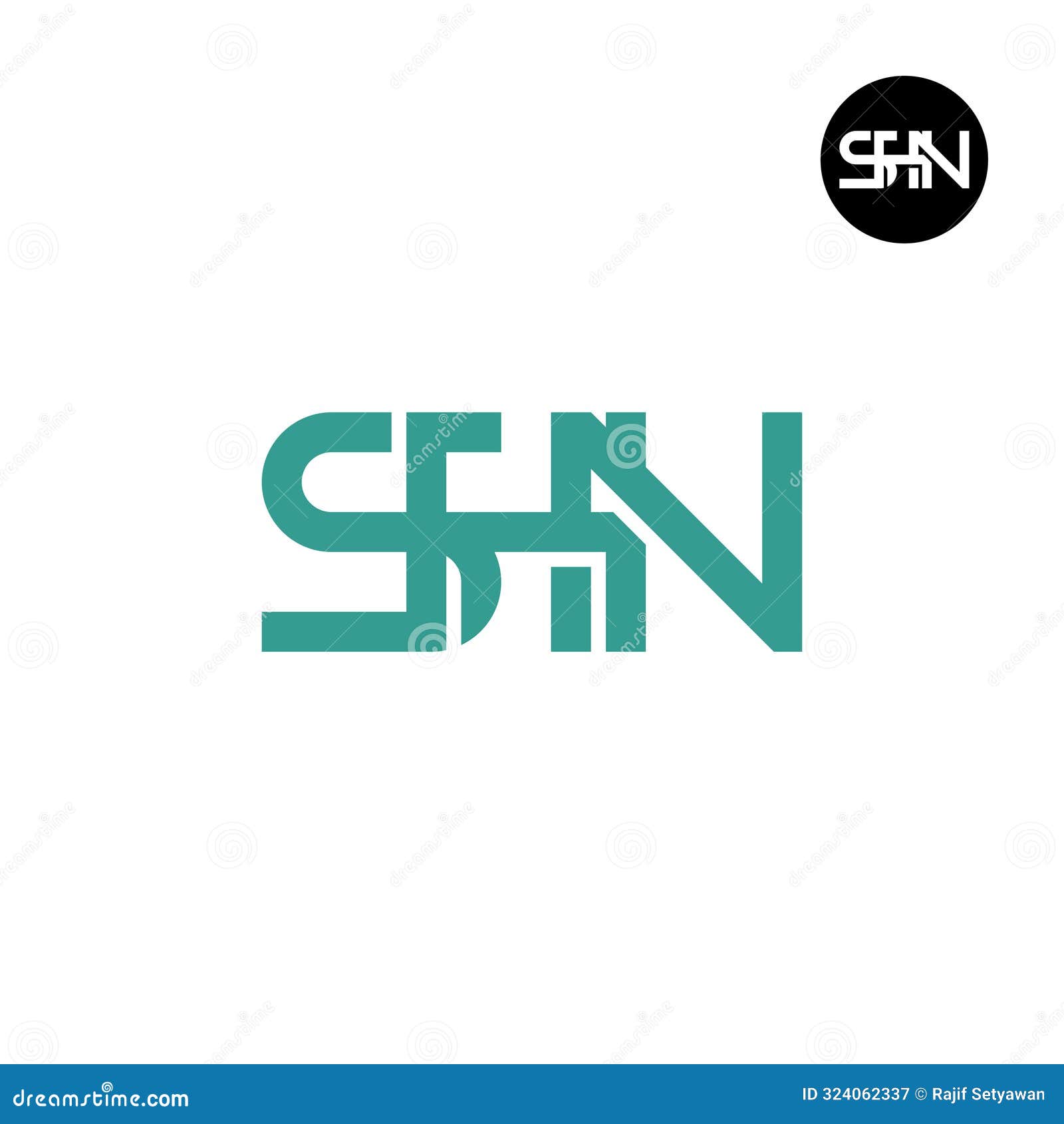 SHN Logo Letter Monogram Design Stock Vector - Illustration of brand ...