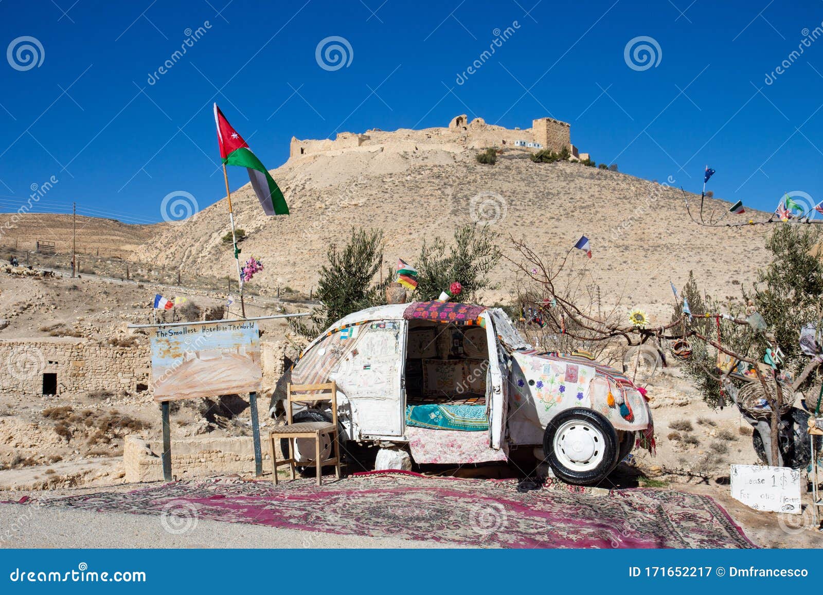 Shobak Crusader Castles Archaeological Site Jordan Archeology Editorial ...