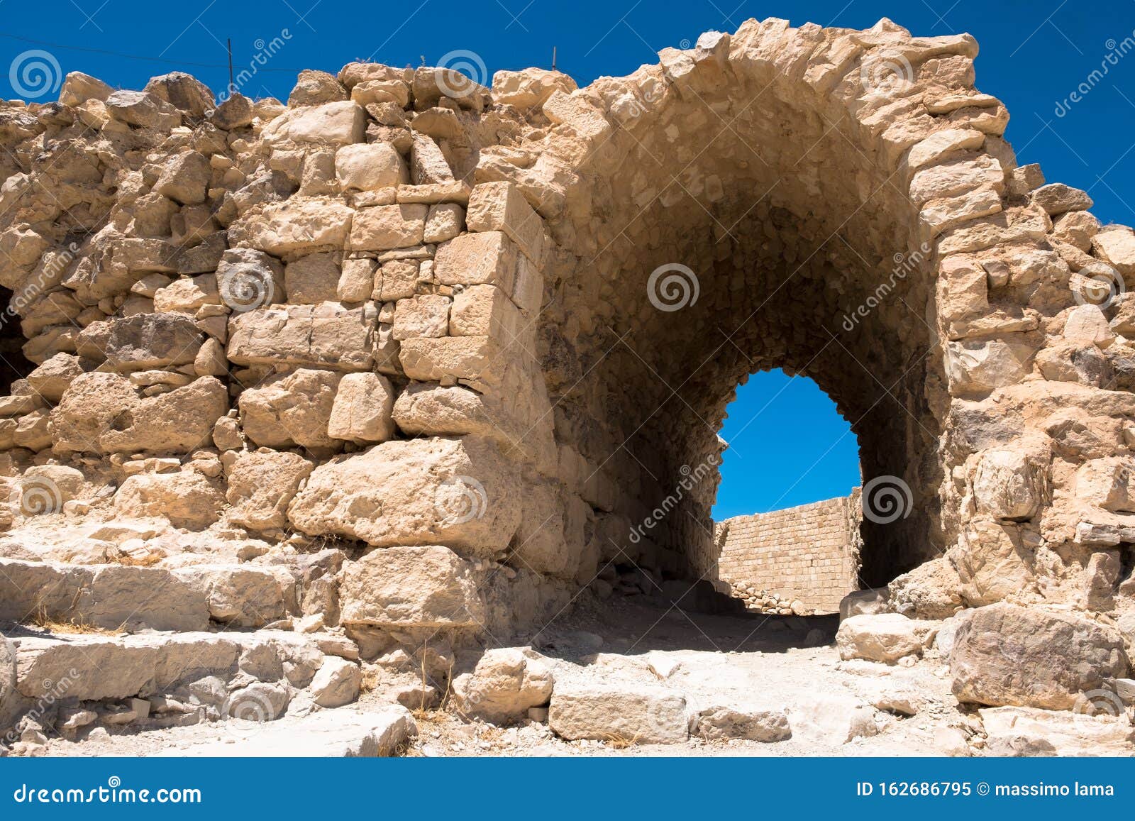 Shobak, Jordan, Middle East Stock Image - Image of antiquity, ancient ...