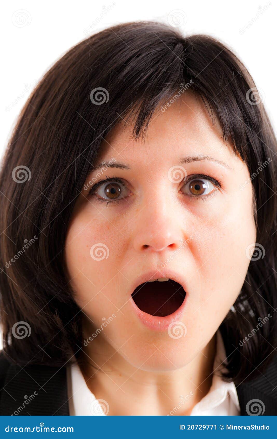 Shock stock image. Image of head, young, person, expression - 20729771