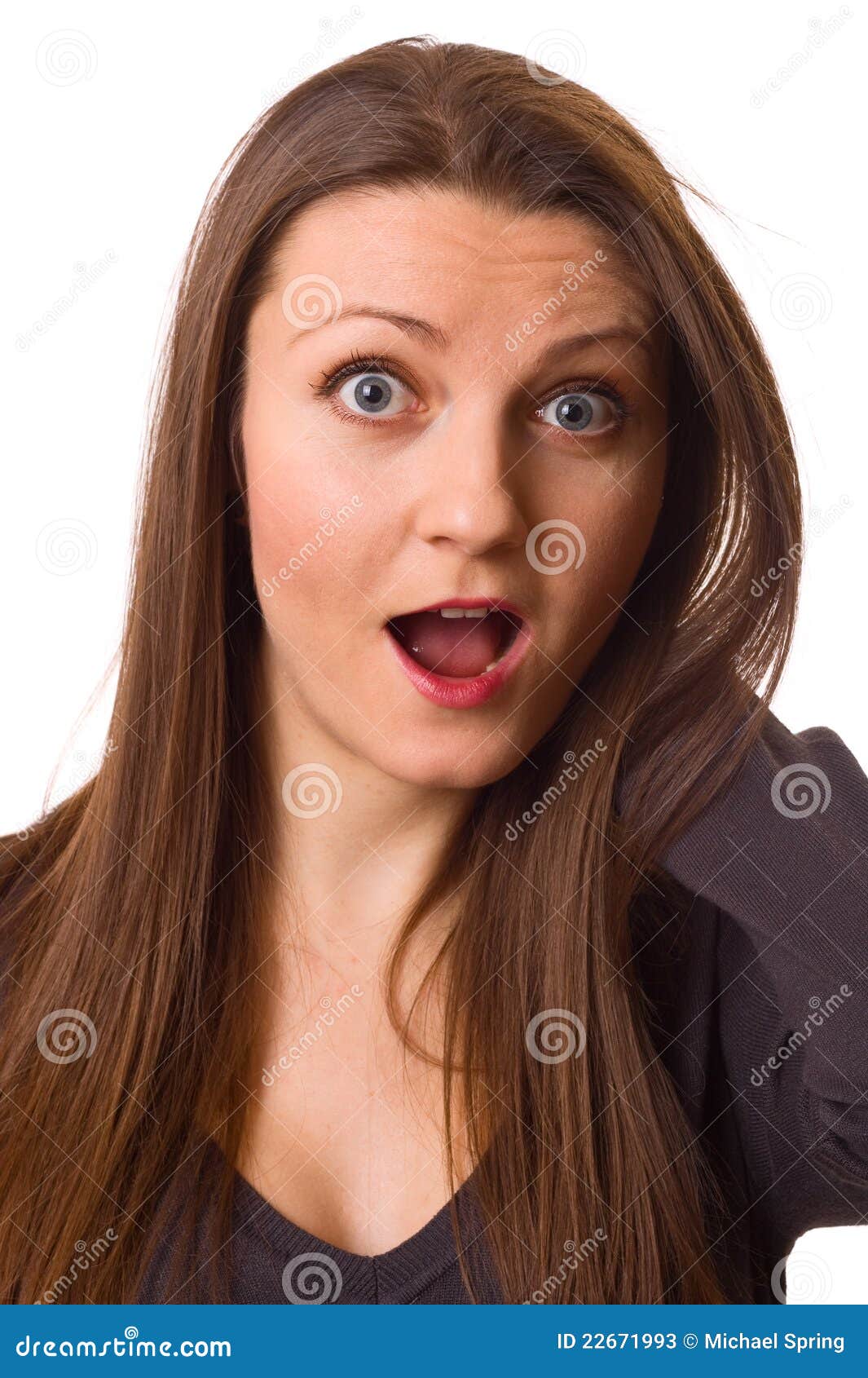 Shock stock image. Image of adult, people, shock, female - 22671993