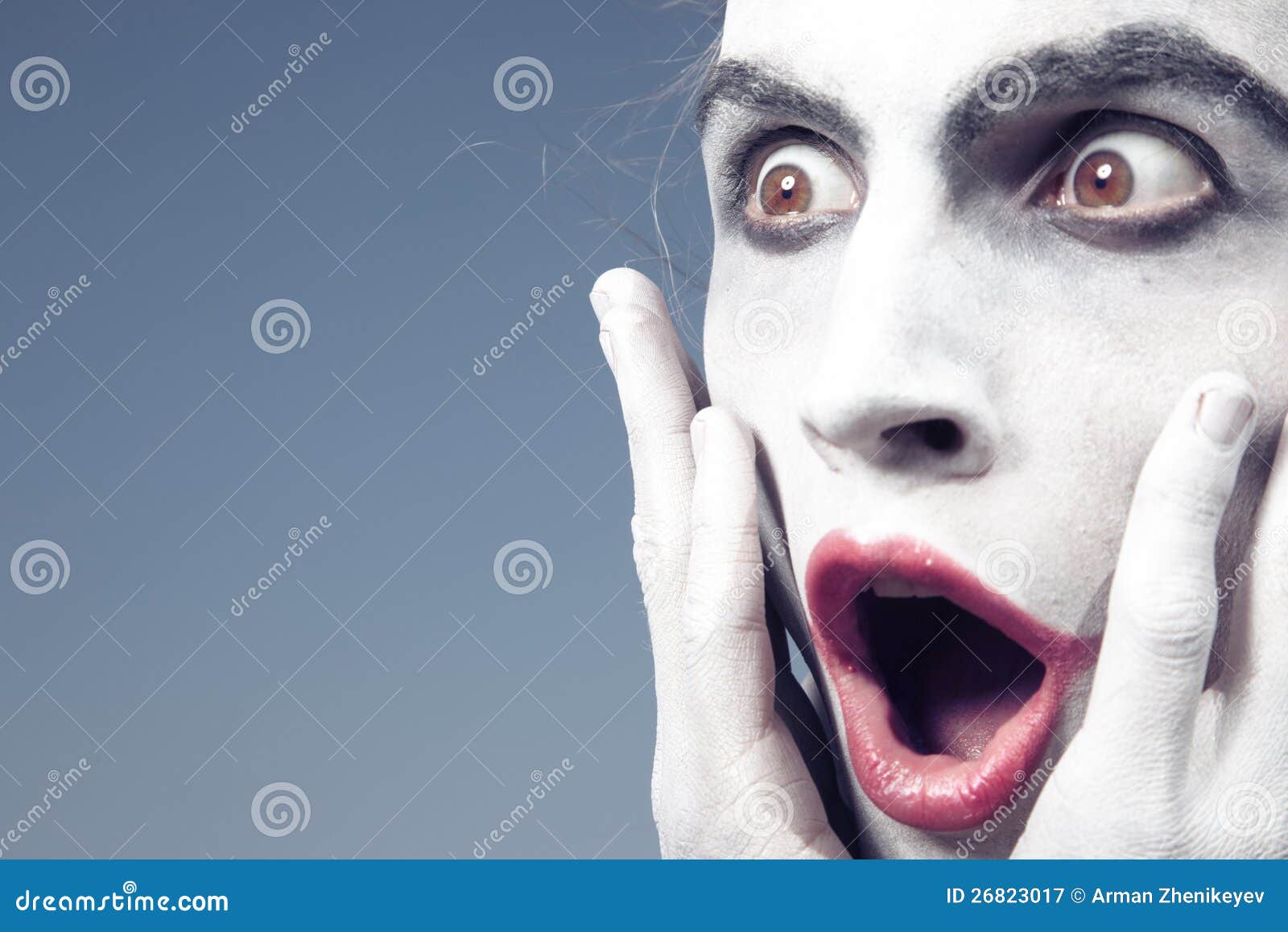 Shock stock image. Image of fright, dread, closeup, fear - 26823017