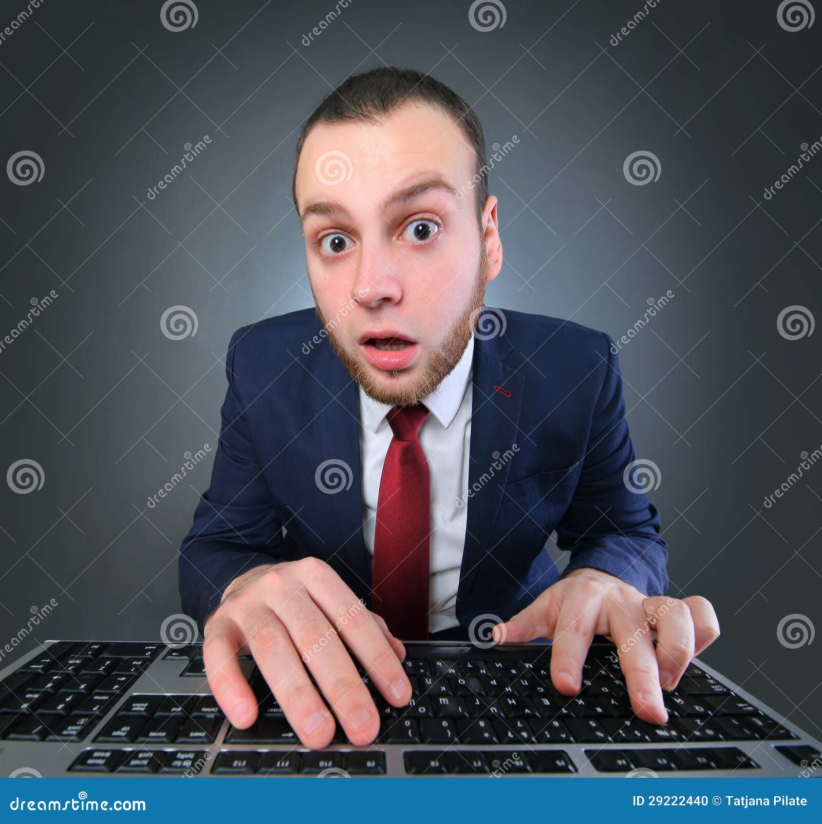 Shock stock photo. Image of office, computers, necktie - 29222440