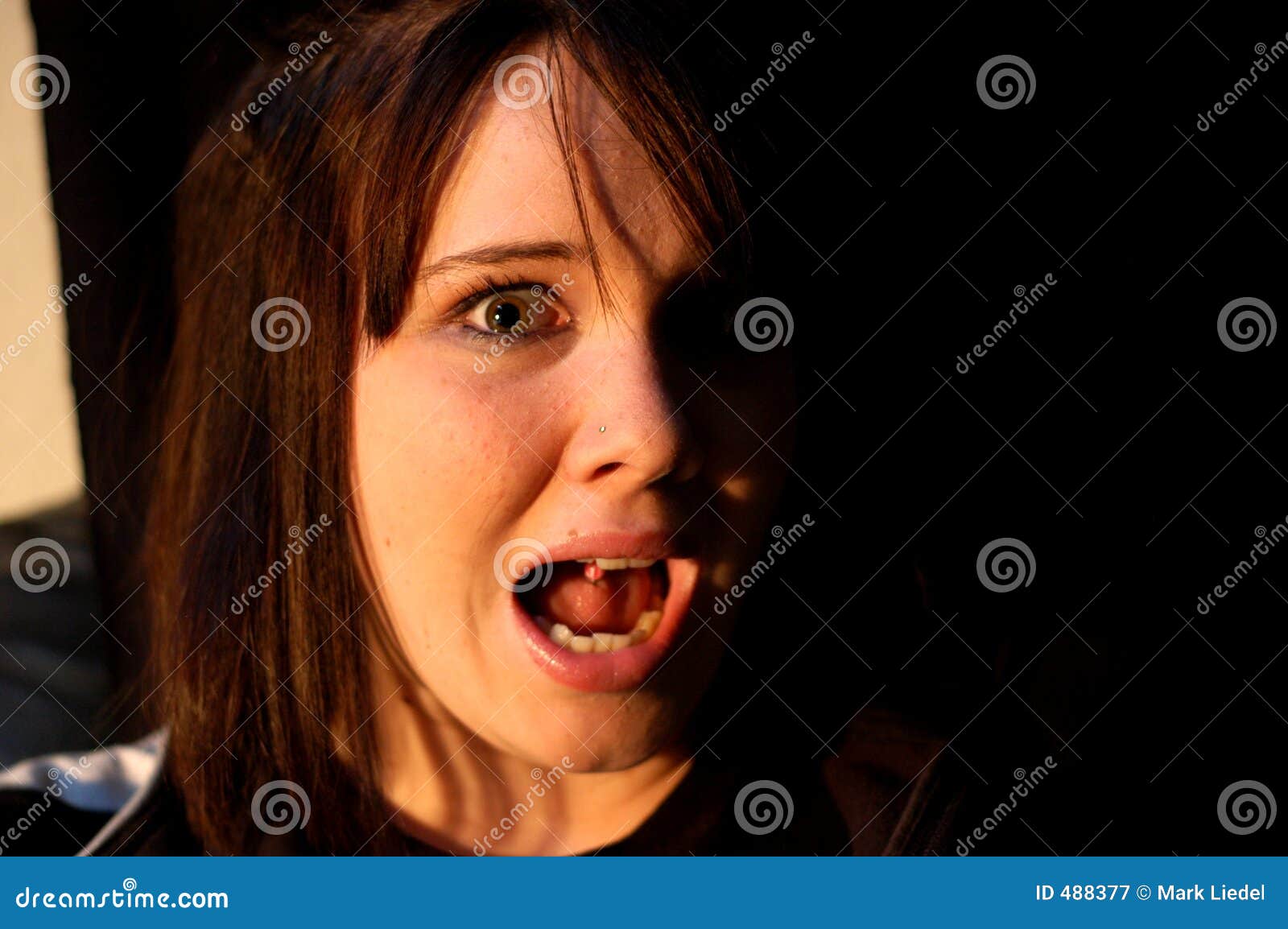 Shock stock image. Image of shock, face, expression, woman - 488377