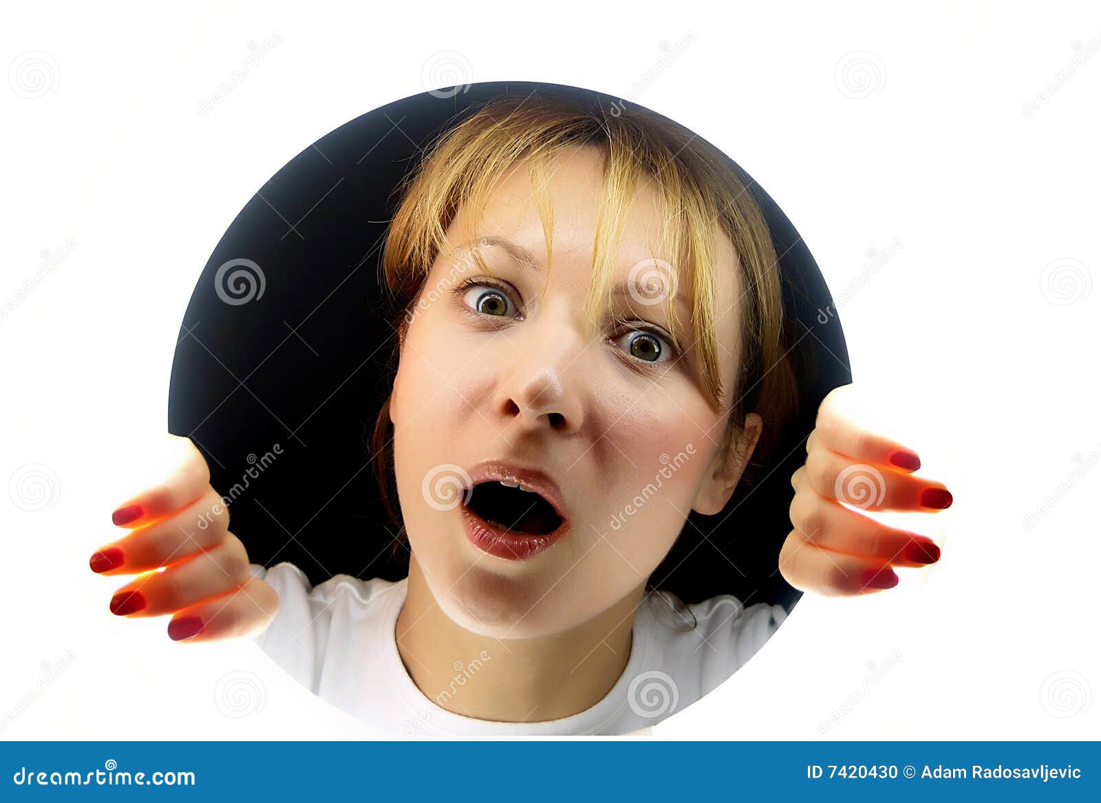 Shock stock photo. Image of faces, mouth, contact, discovery - 7420430