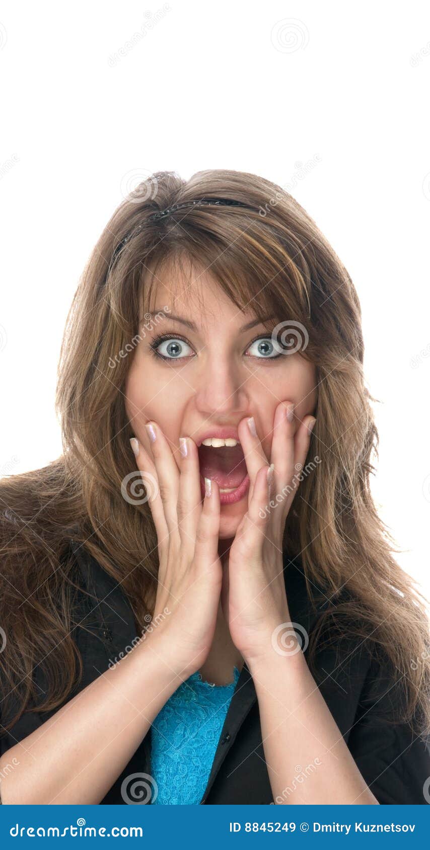 Shock stock image. Image of happiness, beautiful, cheeks - 8845249